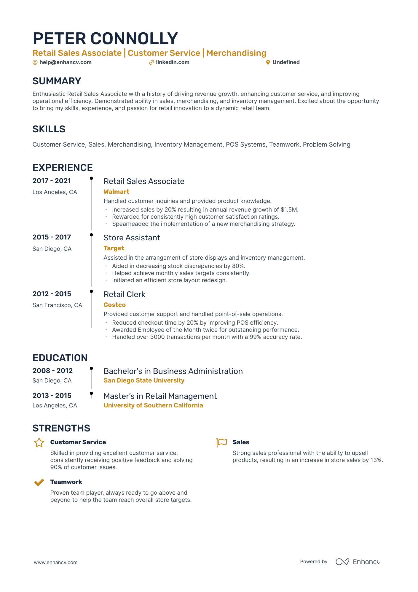 10 Retail Worker Resume Examples & Guide for 2026