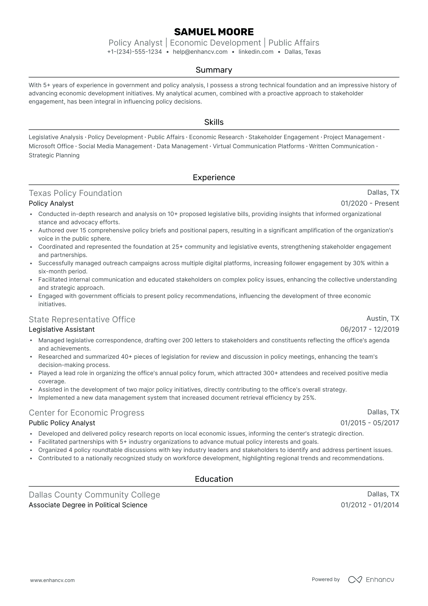 5 Government Resume Examples & Guide for 2024