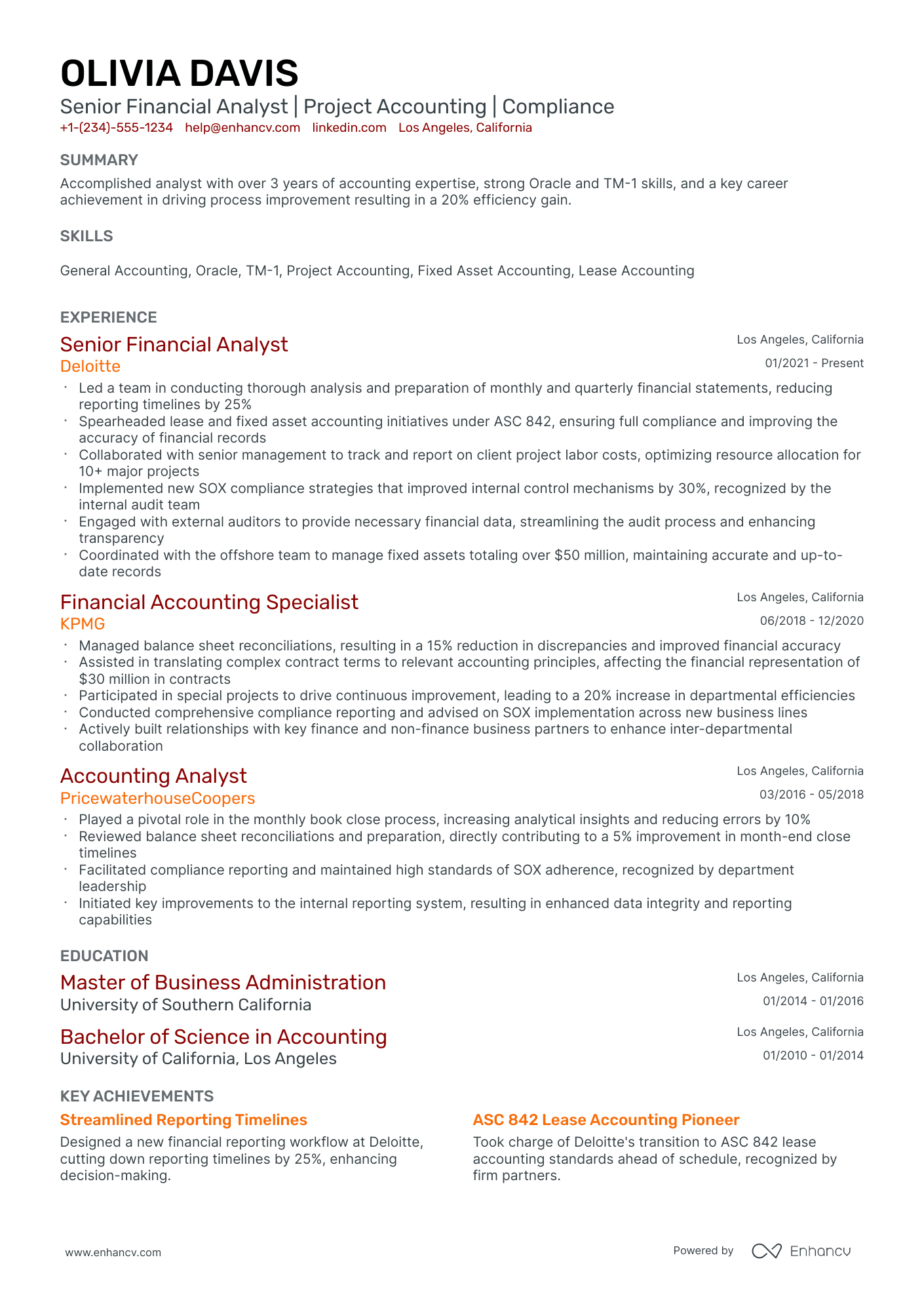 10 Functional Accounting Resume Examples & Guide for 2026