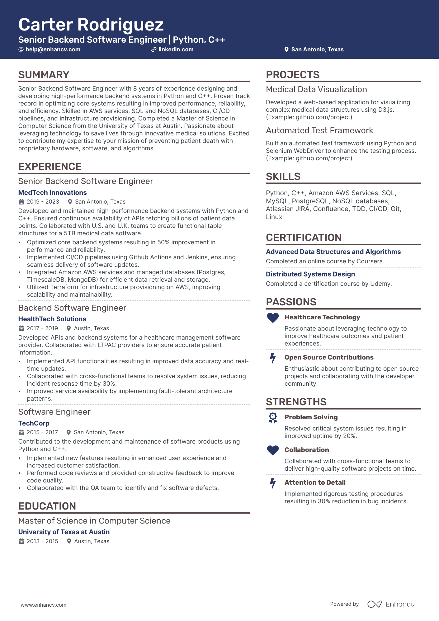 10 Tech Lead Resume Examples & Guide for 2026