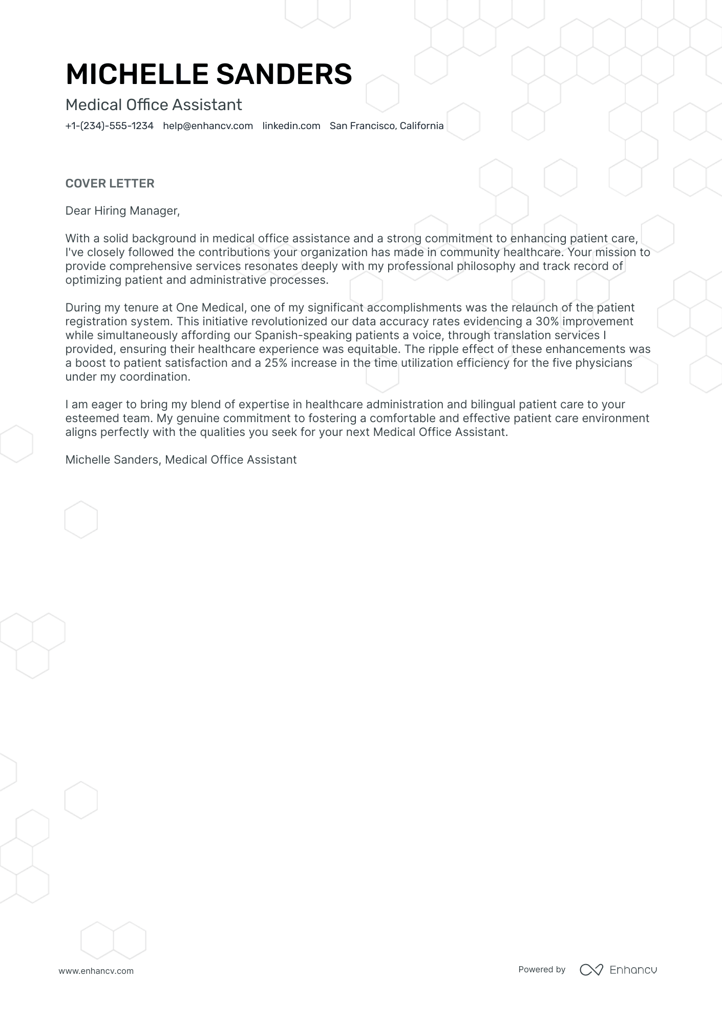 6 Professional Office Assistant Cover Letter Examples and Template for ...