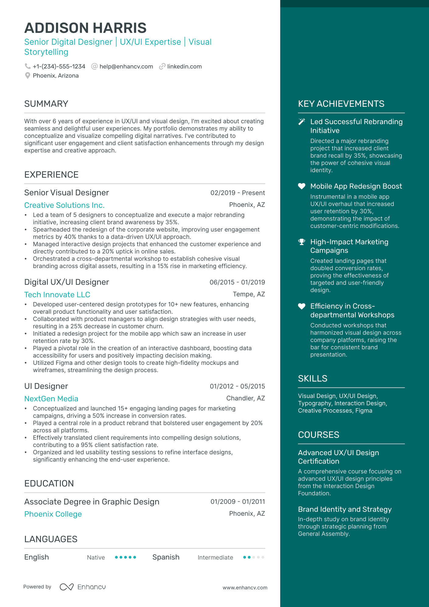 10 Digital Designer Resume Examples & Guide for 2025
