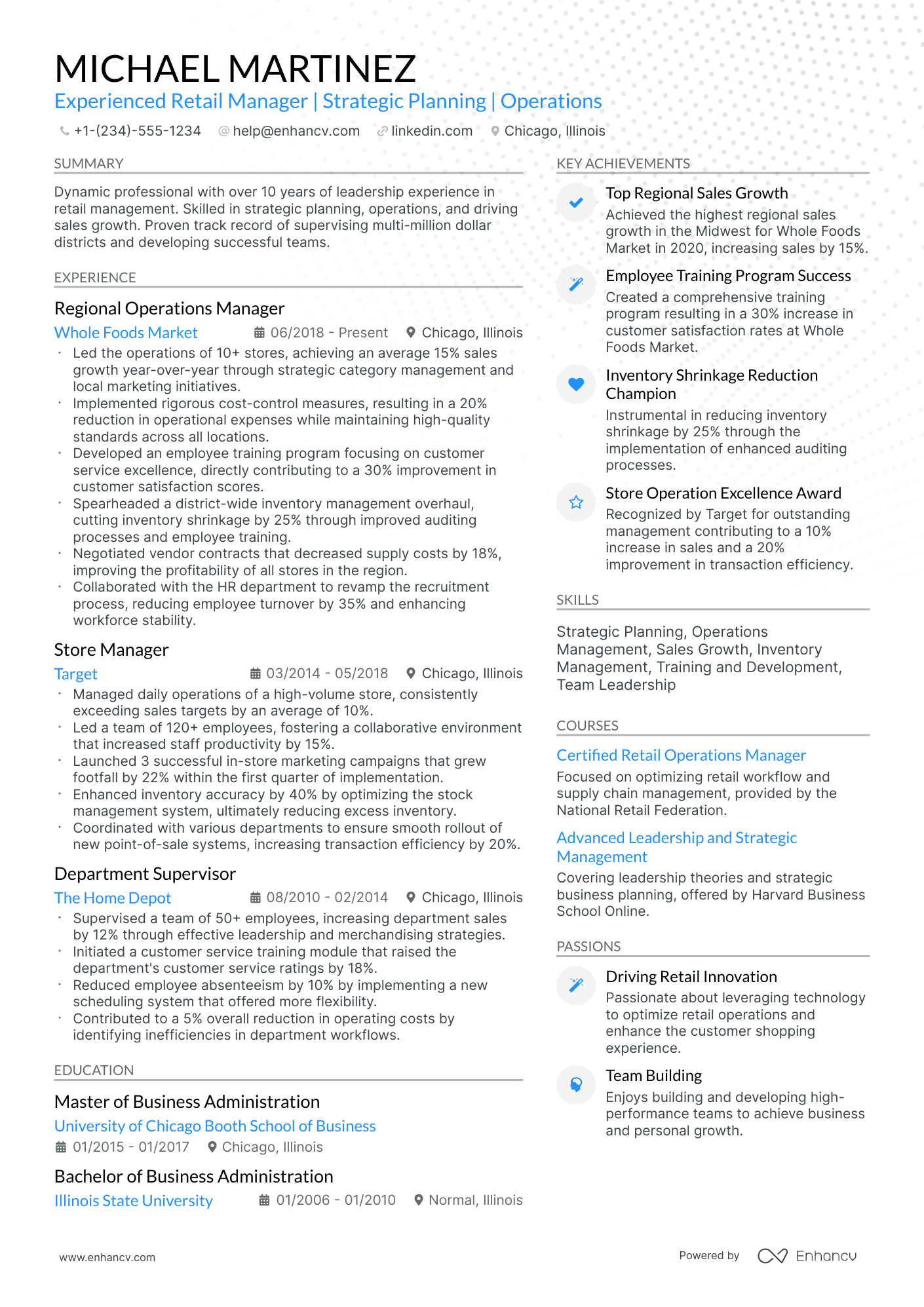 10 District Manager Resume Examples & Guide for 2026