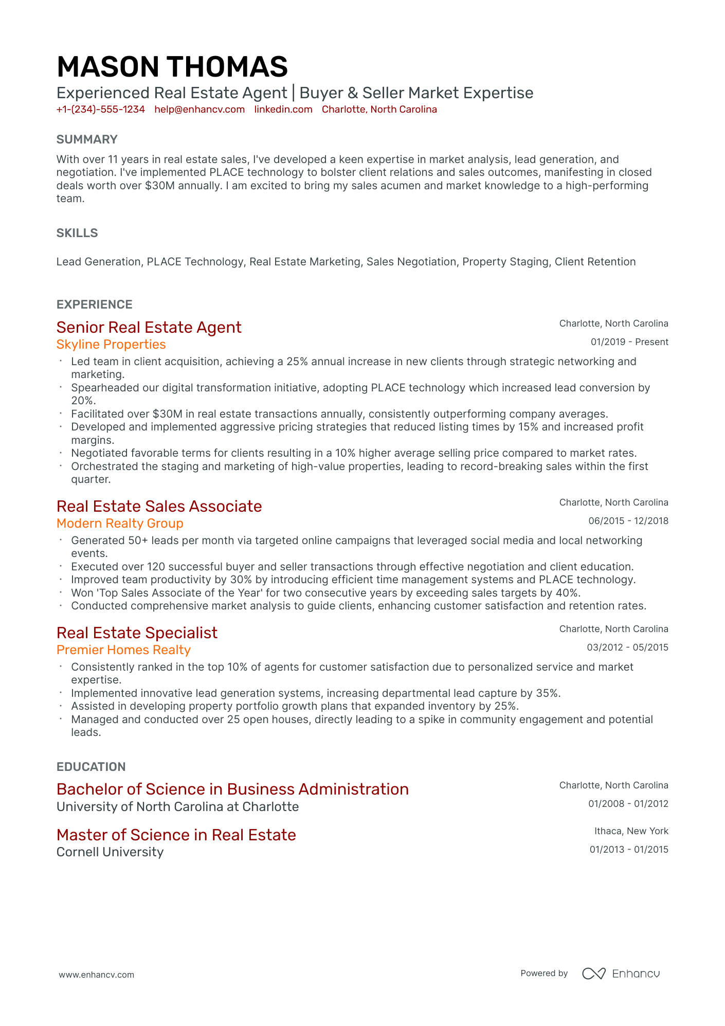 10 Real Estate Developer Resume Examples & Guide for 2026
