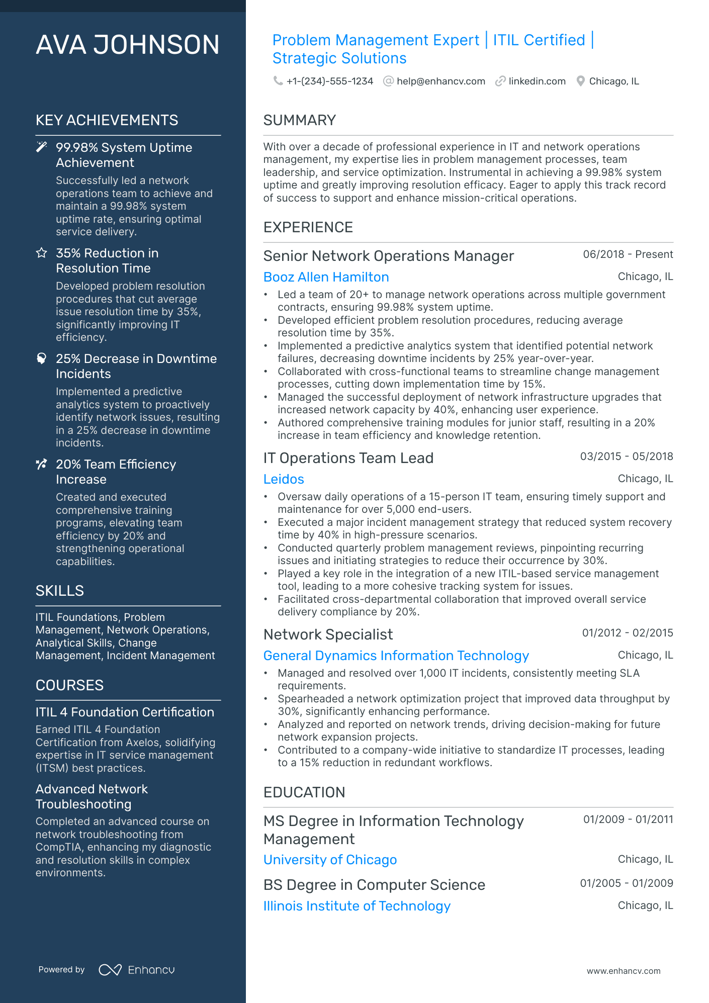 10 Problem Manager Resume Examples & Guide for 2025