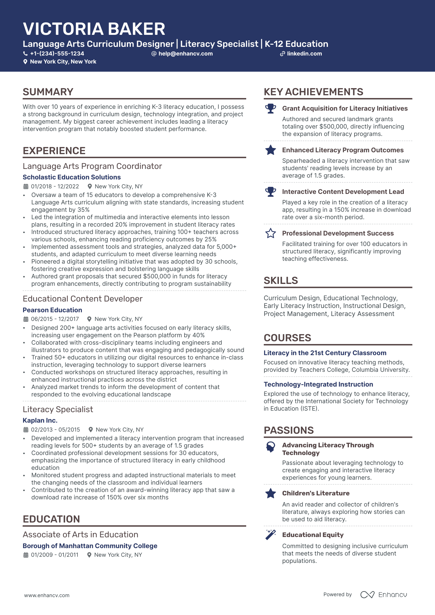 10 Curriculum Designer Resume Examples, Templates & Guide for 2025