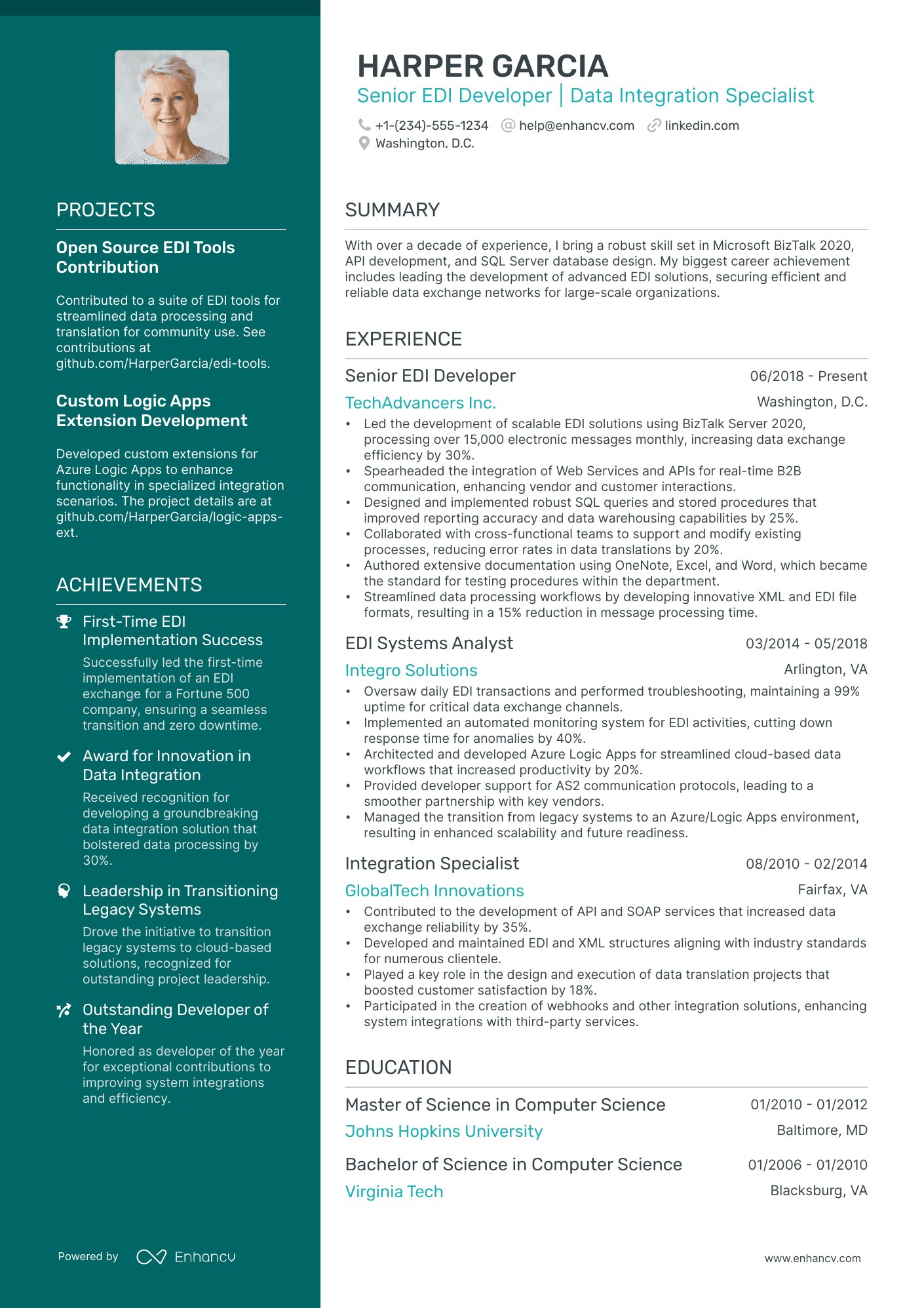 5 EDI Developer Resume Examples & Guide for 2024