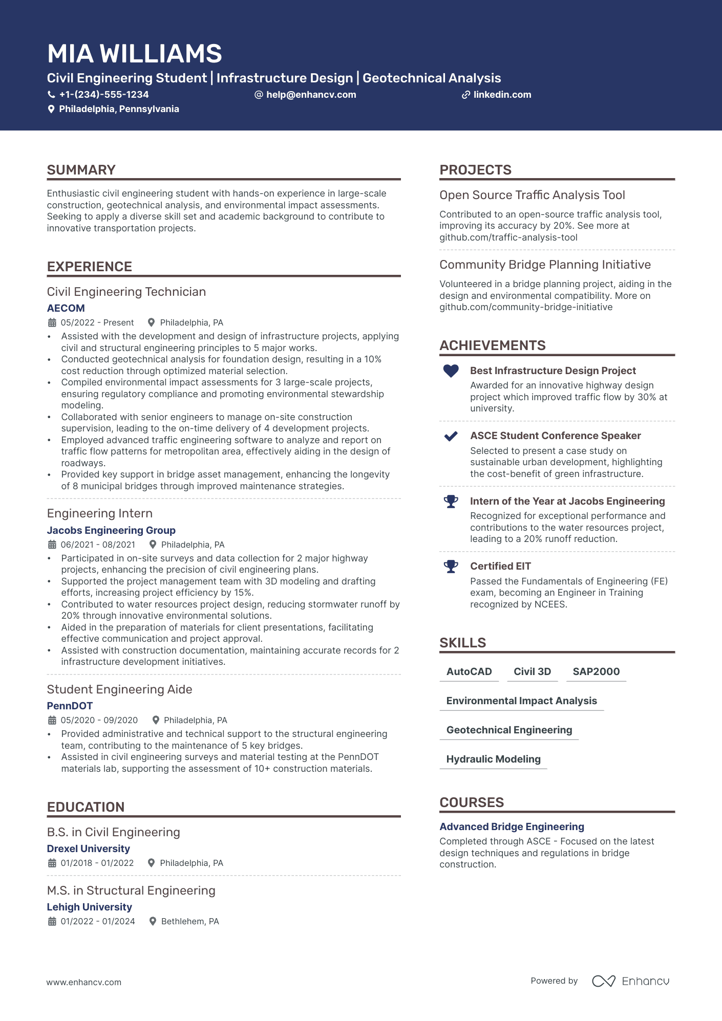 5 Engineering Student Resume Examples & Guide for 2024