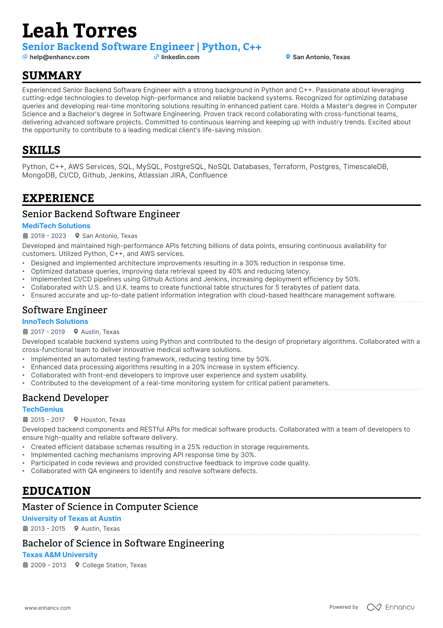 10 Lead Engineer Resume Examples & Guide for 2026