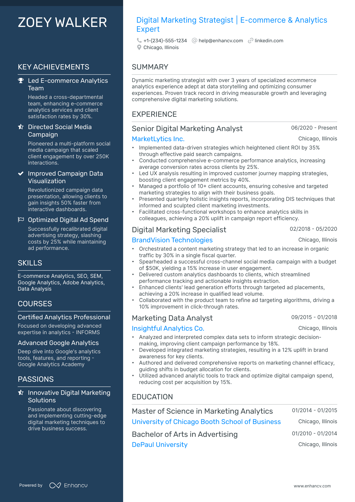 10 Ecommerce Marketing Resume Examples & Guide for 2026