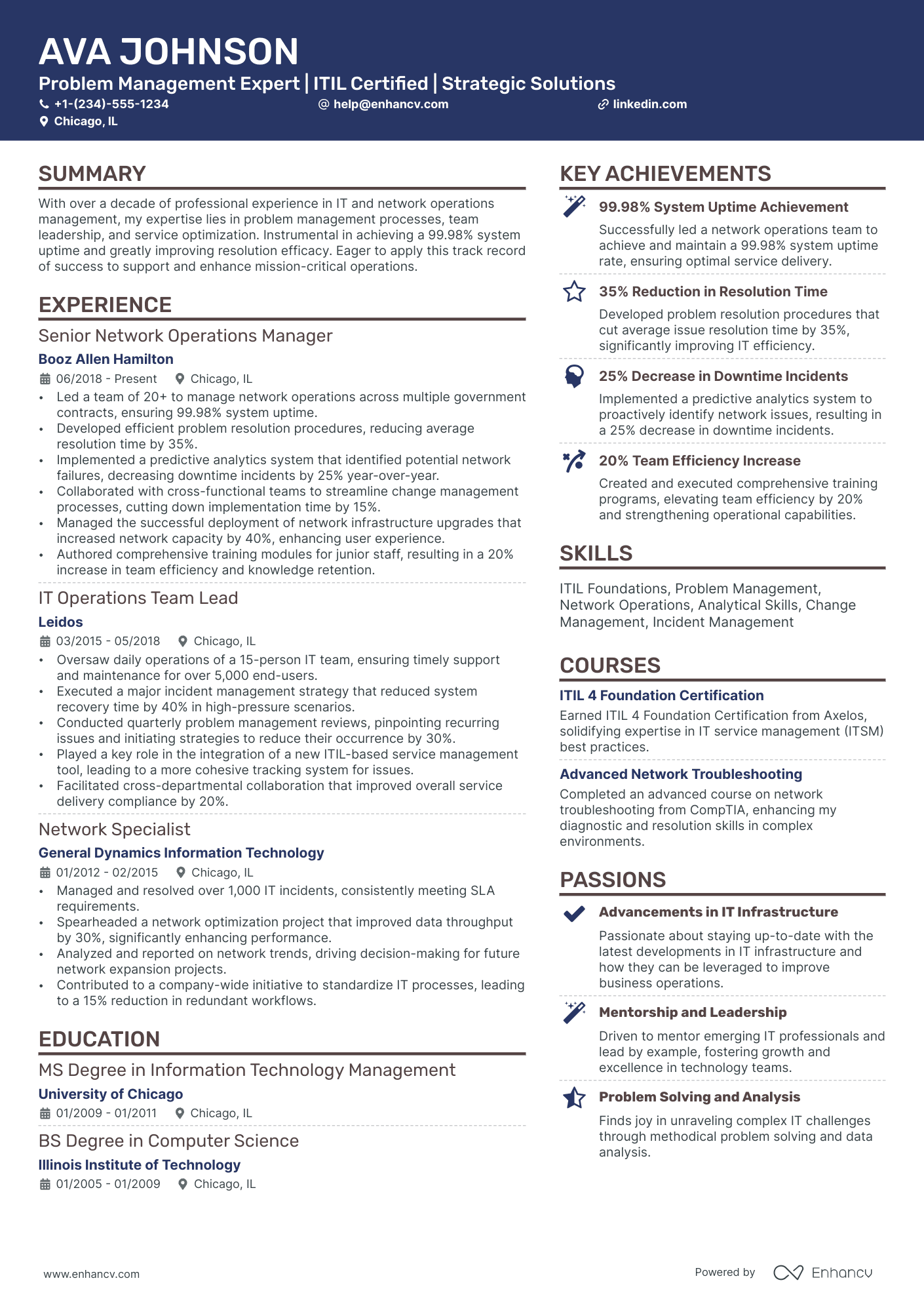 10 Problem Manager Resume Examples & Guide for 2025