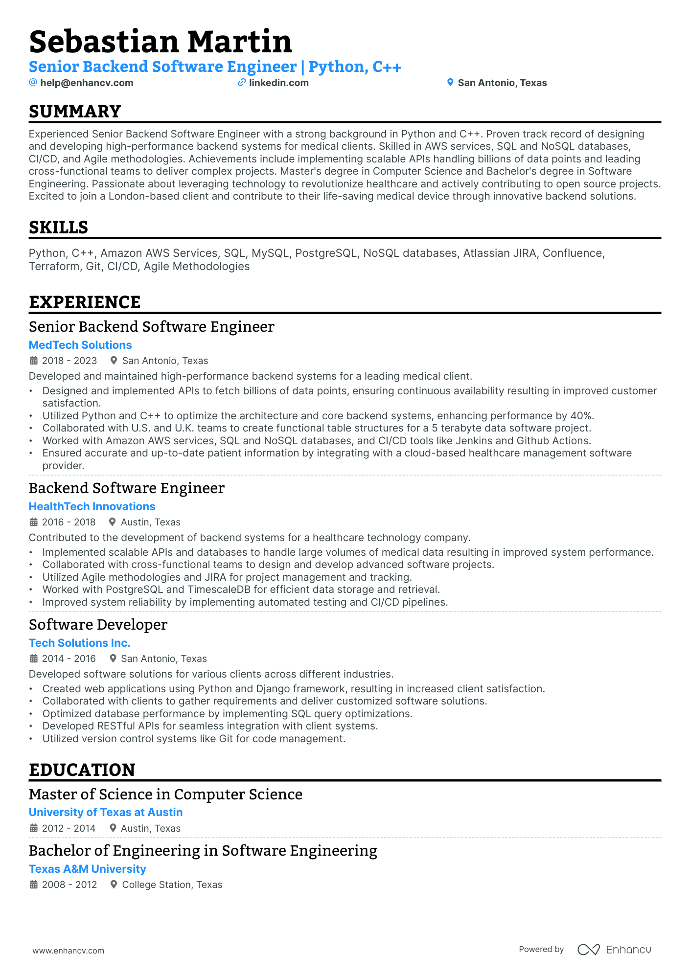 10 Senior Network Engineer Resume Examples & Guide for 2026