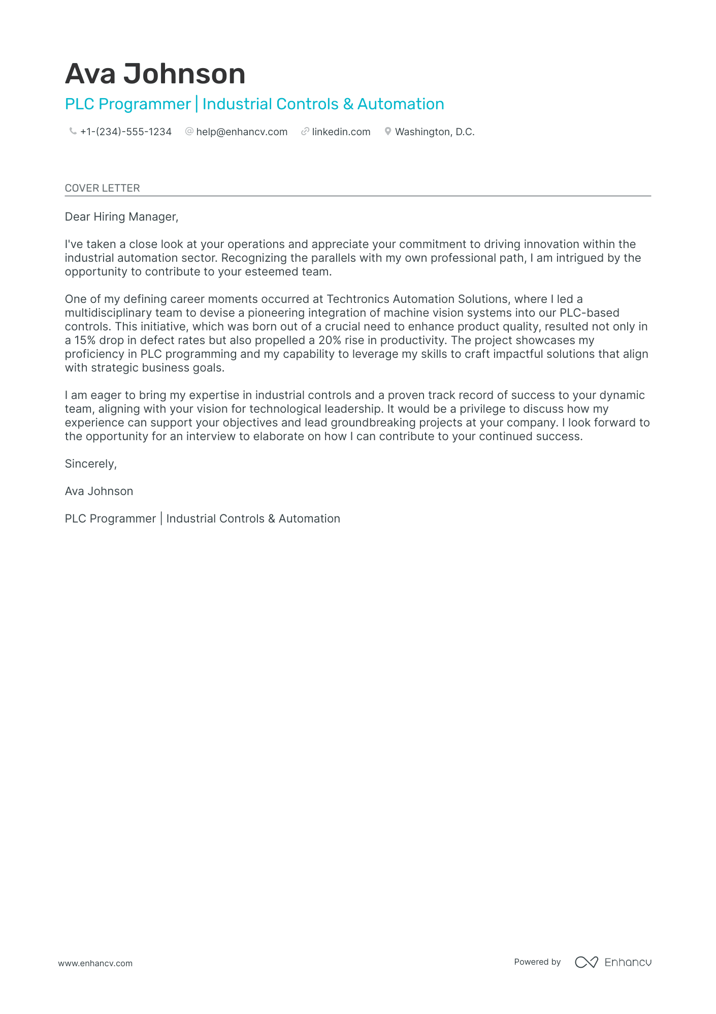 10 Professional Programmer Cover Letter Examples and Template for 2025 ...