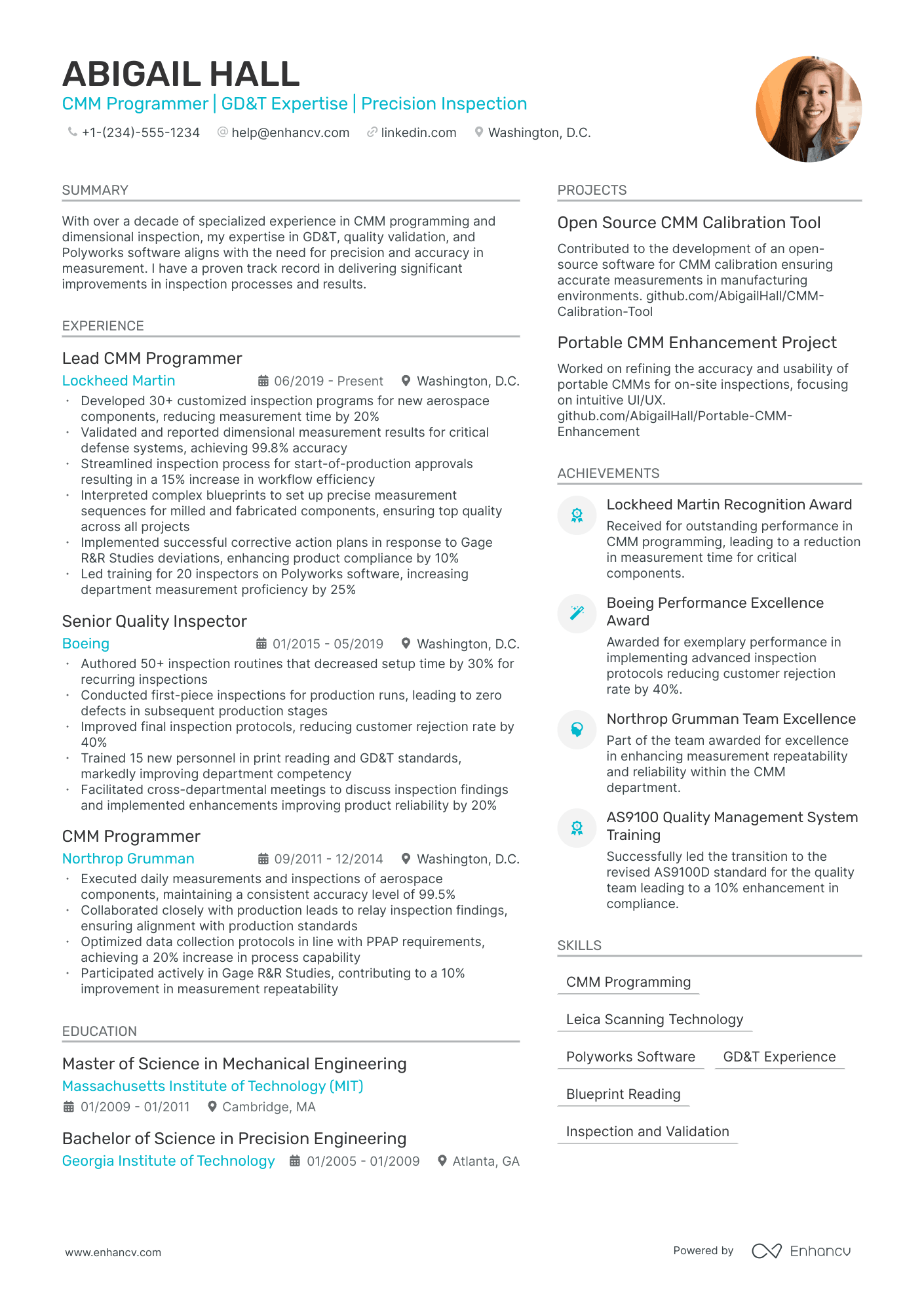 5 Cmm Programmer Resume Examples & Guide for 2024