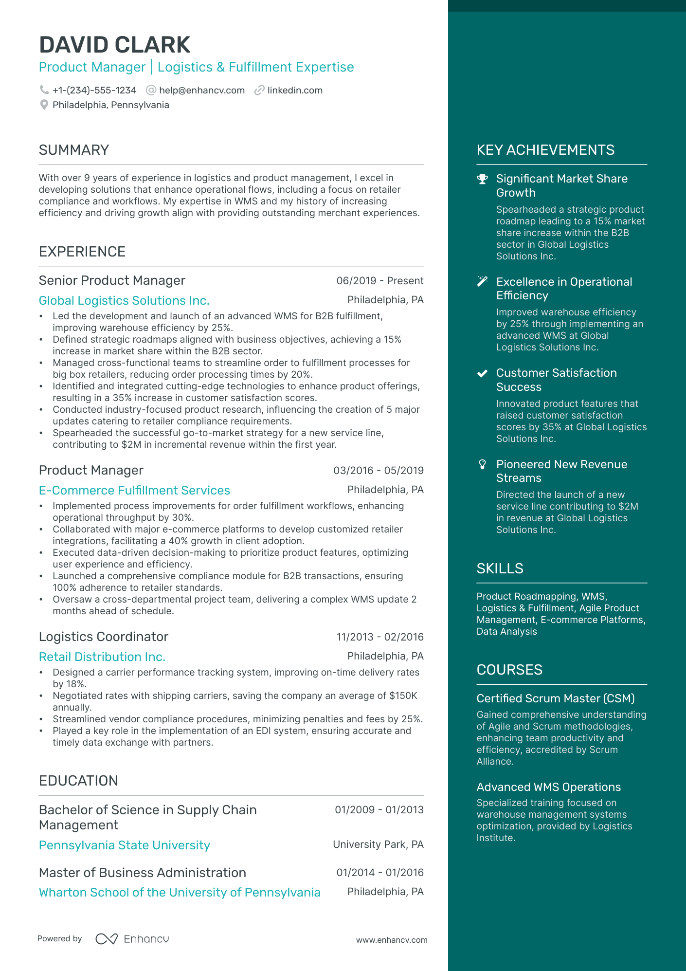 10 B2B Product Manager Resume Examples & Guide for 2025