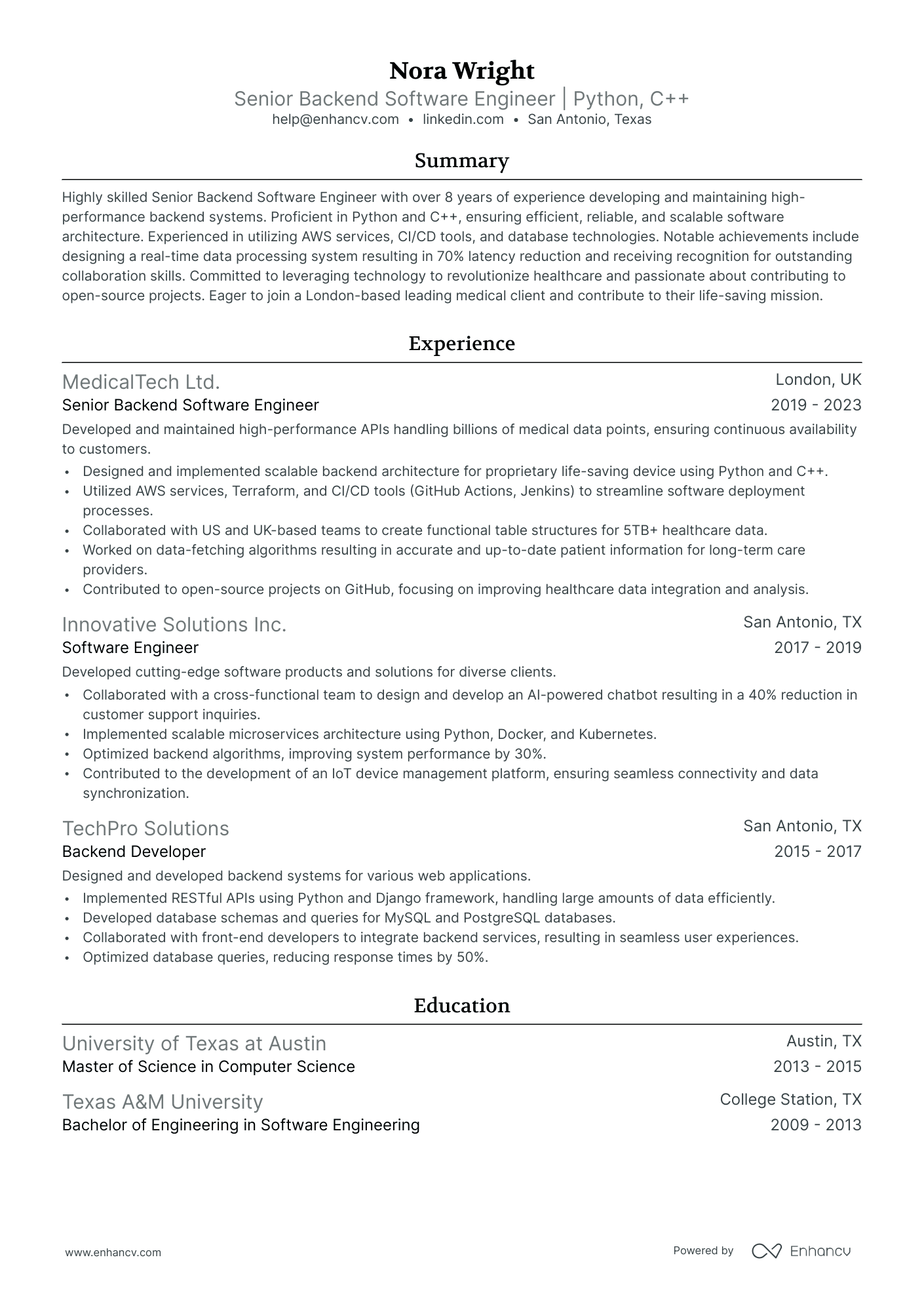 10 AWS Devops Resume Examples & Guide for 2026