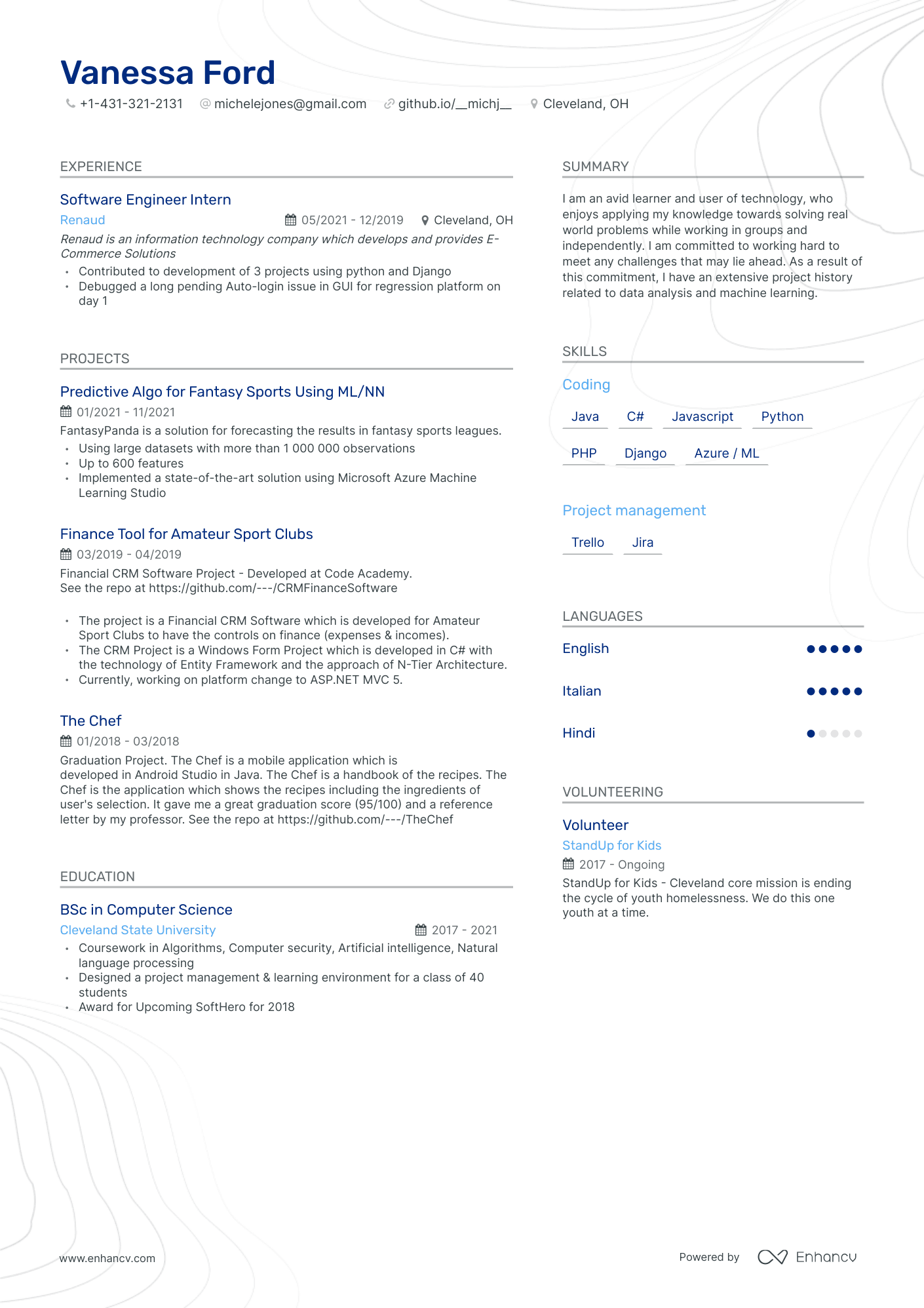 5 Entry Level Software Engineer Resume Examples & Guide for 2024