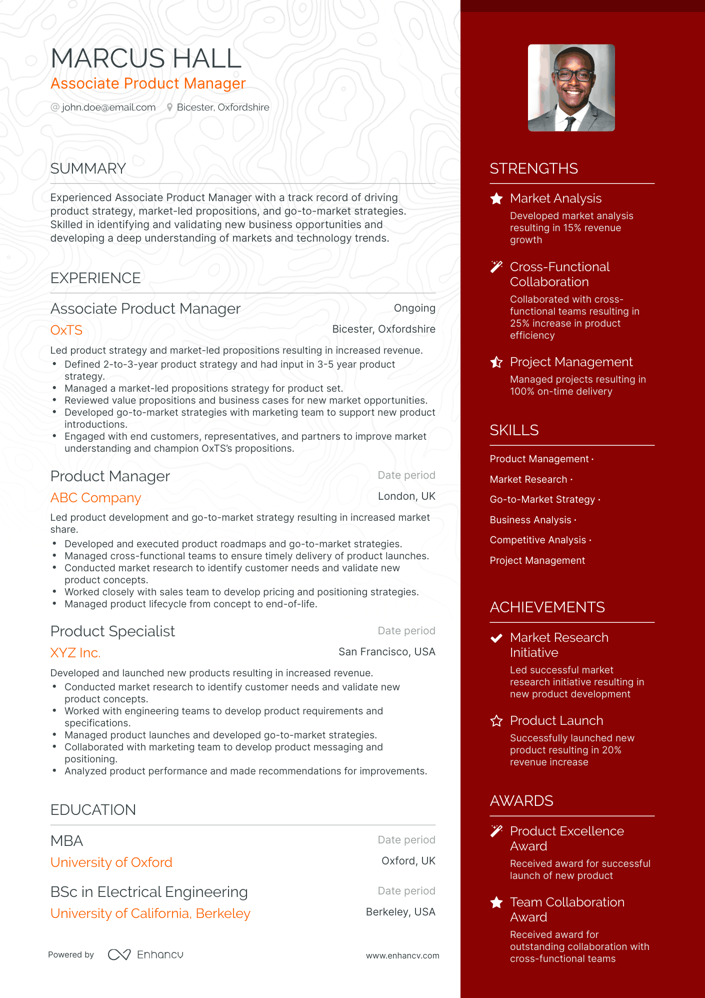 5 Associate Product Manager Resume Examples & Guide for 2024