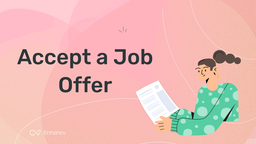 Tips for Accepting a Job Offer Professionally | Enhancv