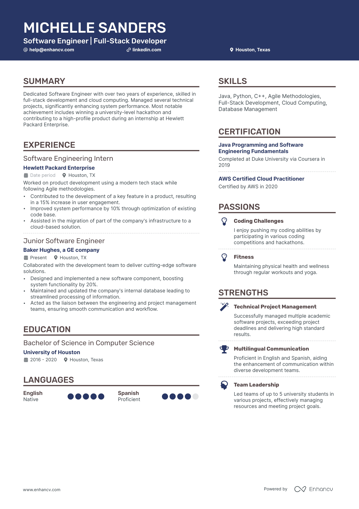 10 Junior Software Engineer Resume Examples & Guide for 2026