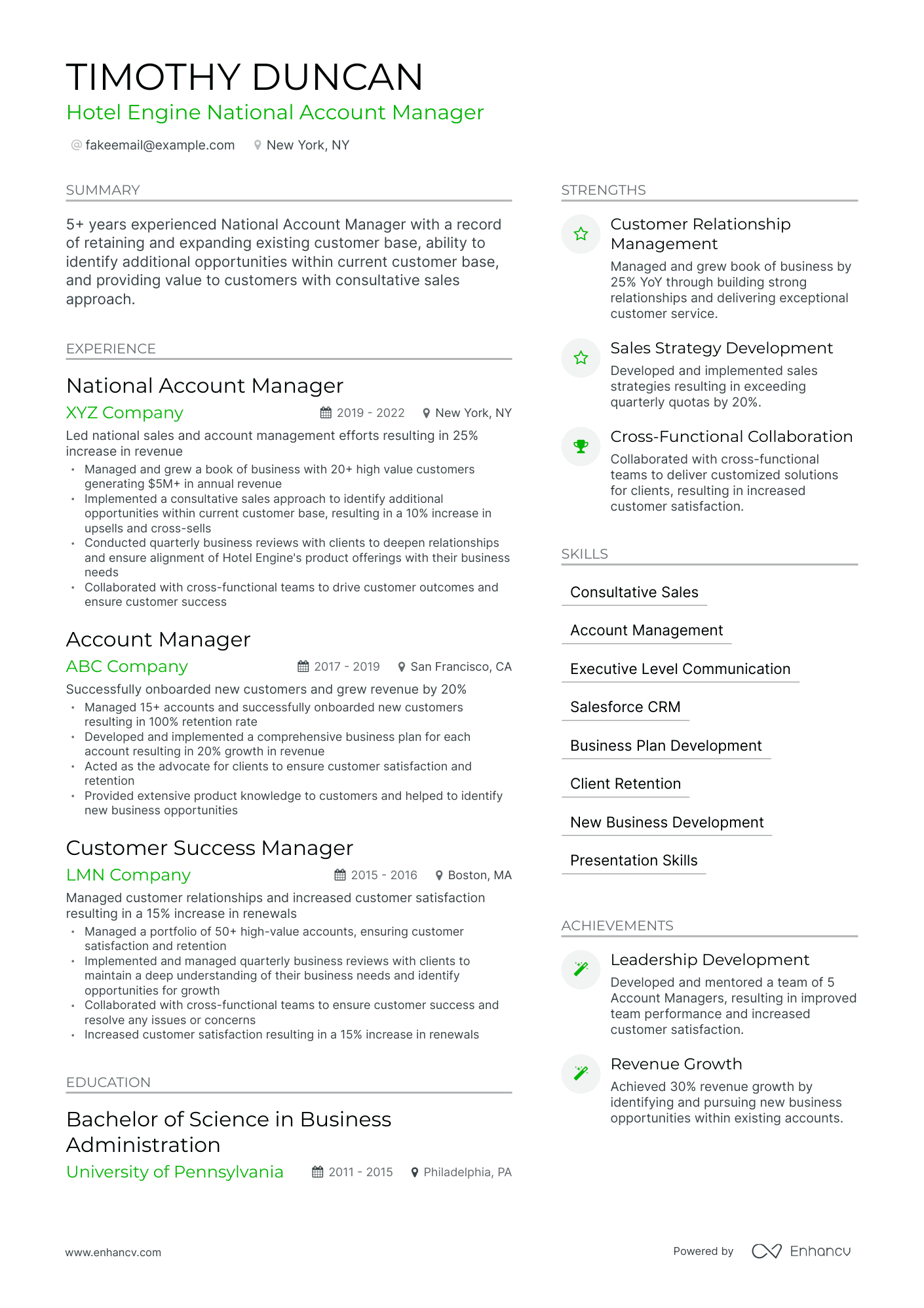 5 National Account Manager Resume Examples & Guide for 2024 5 National Account Manager Resume Examples & Guide for 2024