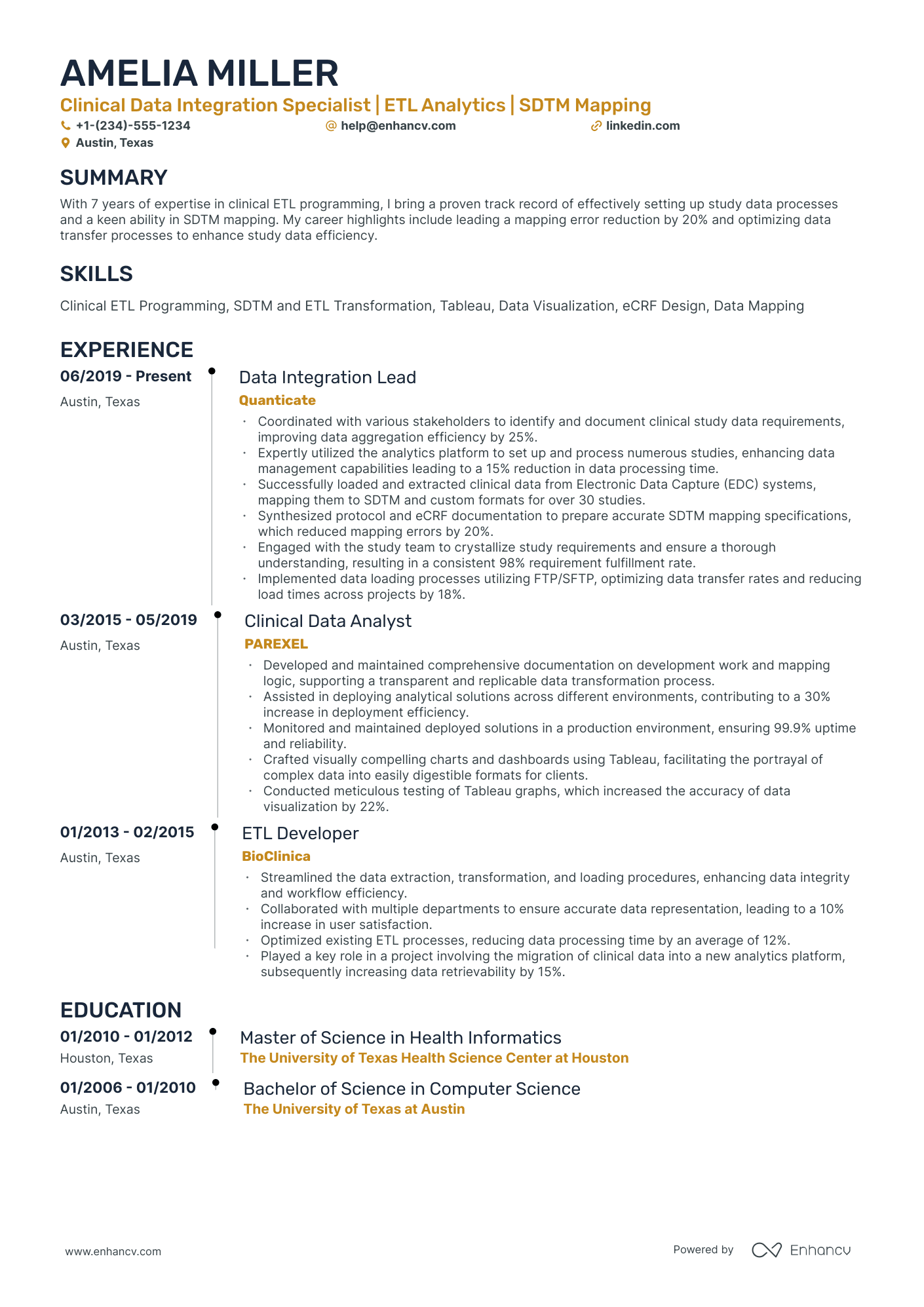 10 SAS Clinical Programmer Resume Examples & Guide for 2026
