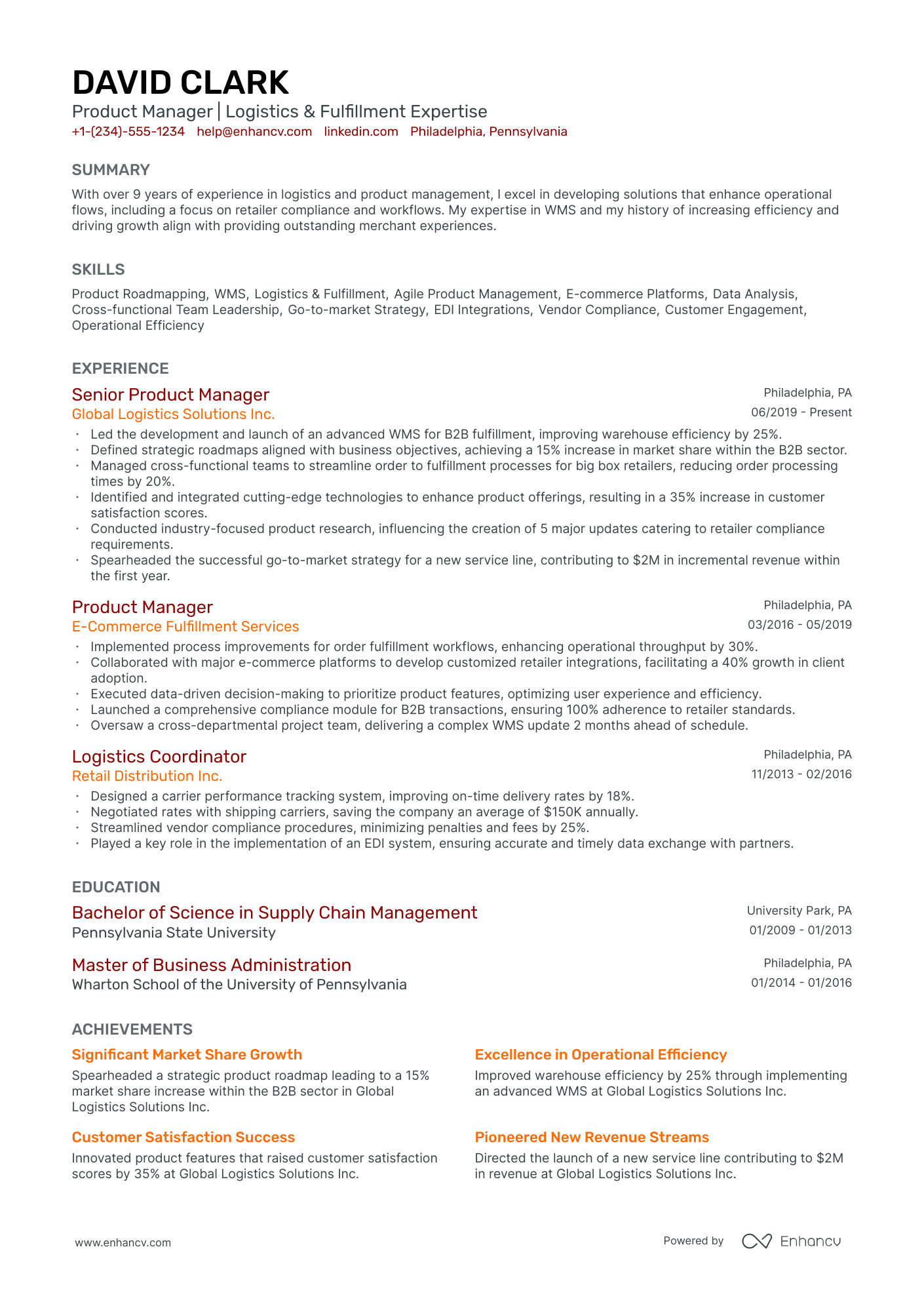 5 B2B Product Manager Resume Examples & Guide for 2024