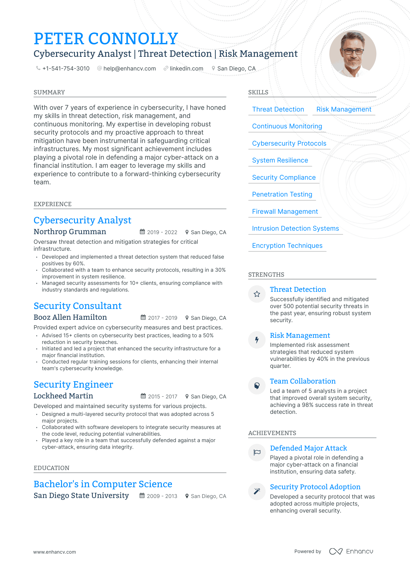 7 Cyber Security Analyst Resume Examples & Guide for 2023