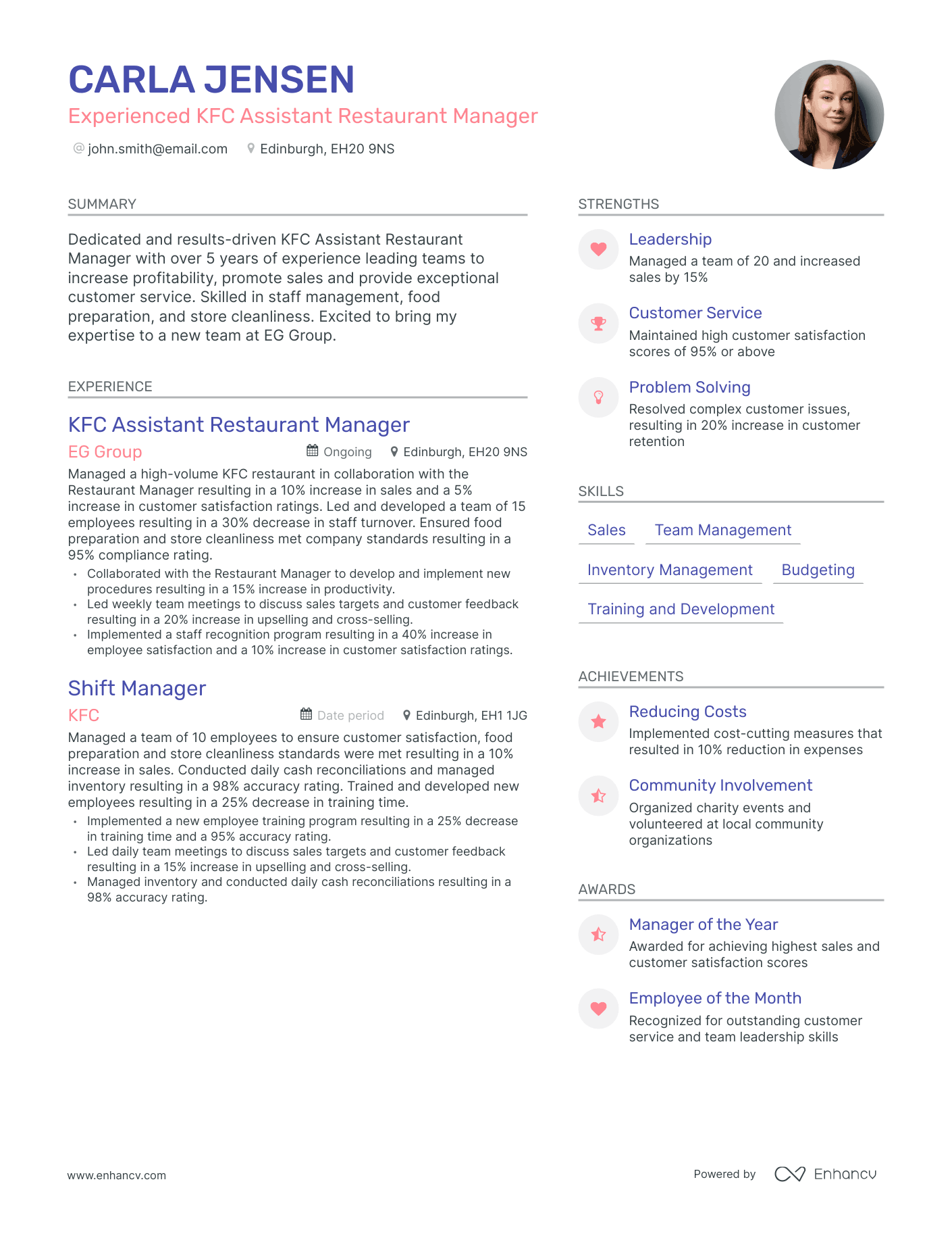 5 Starbucks Store Manager Resume Examples & Guide for 2023