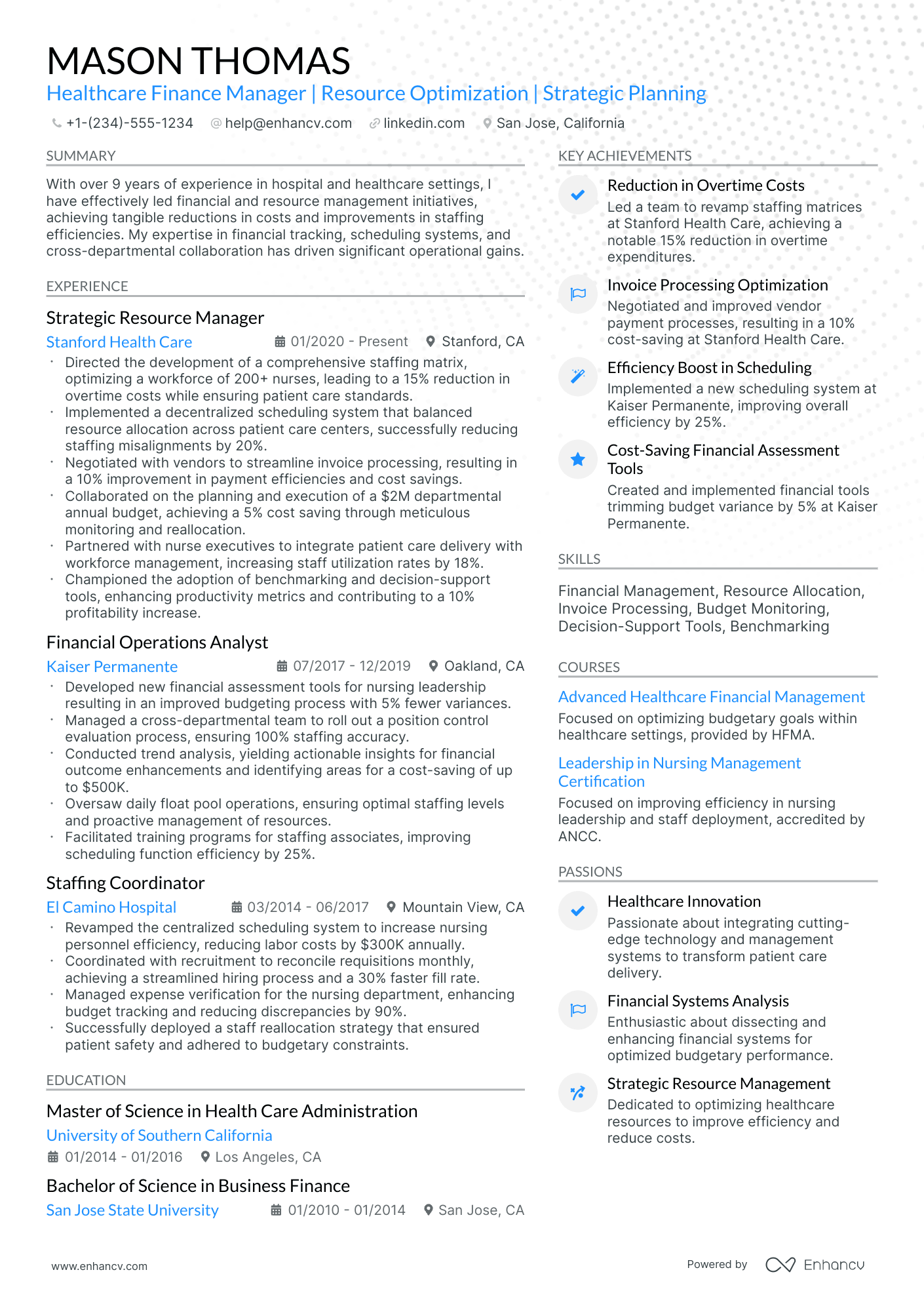 10 Staffing Manager Resume Examples & Guide for 2025