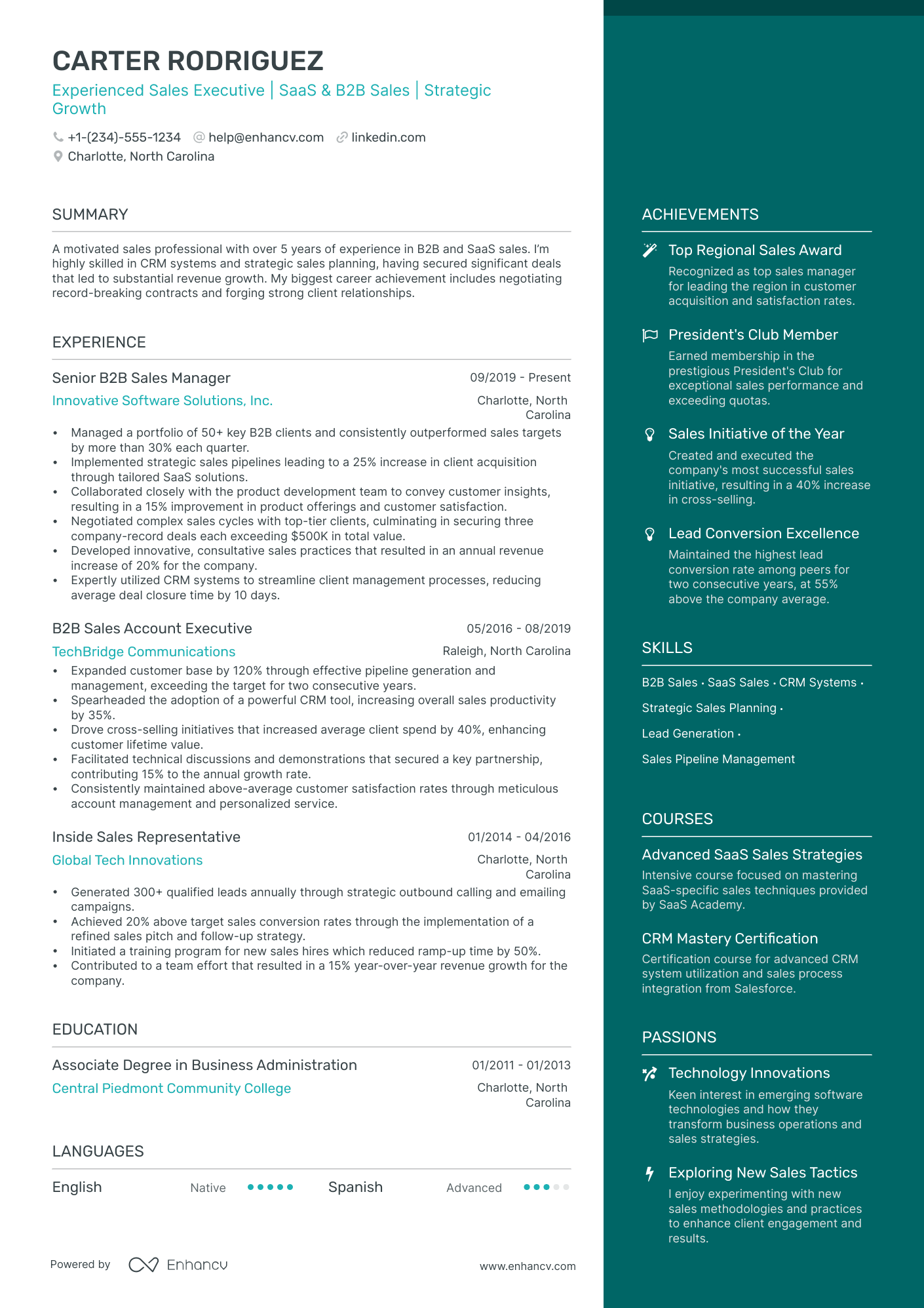 5 Phone Sales Resume Examples & Guide for 2024