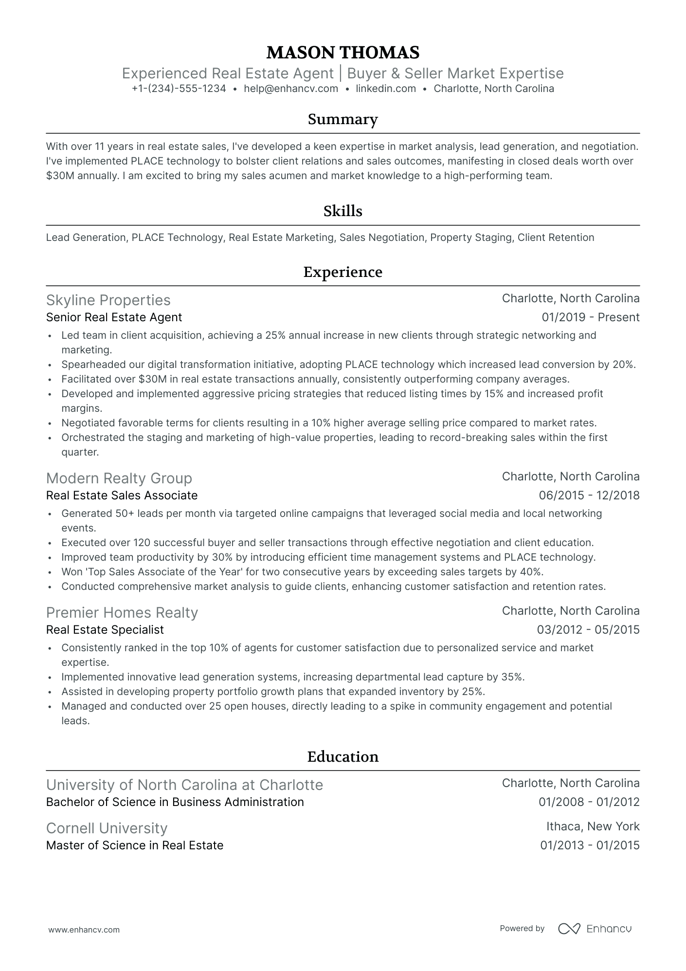 10 Real Estate Developer Resume Examples & Guide for 2026