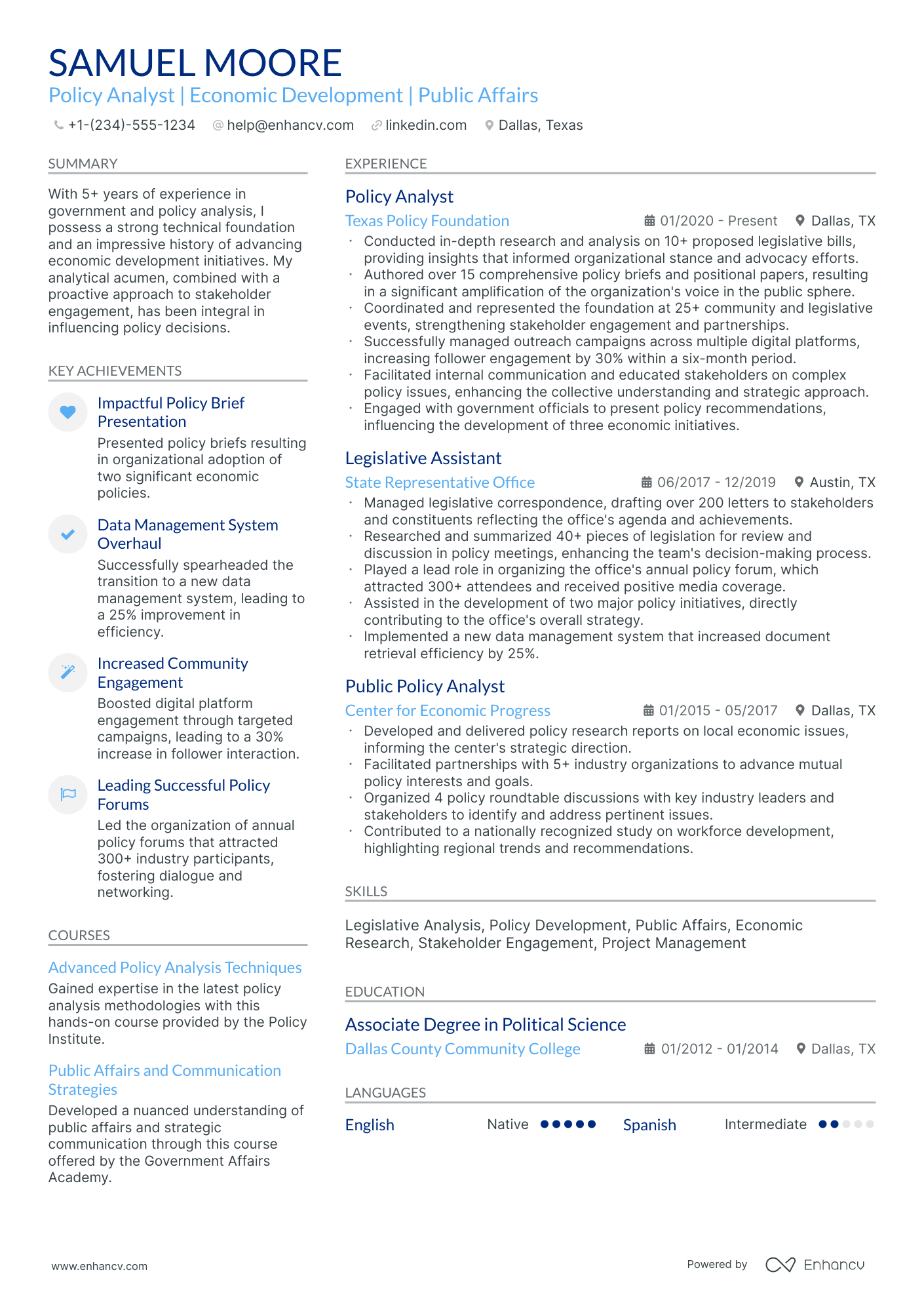 10 Government Resume Examples - March 2025