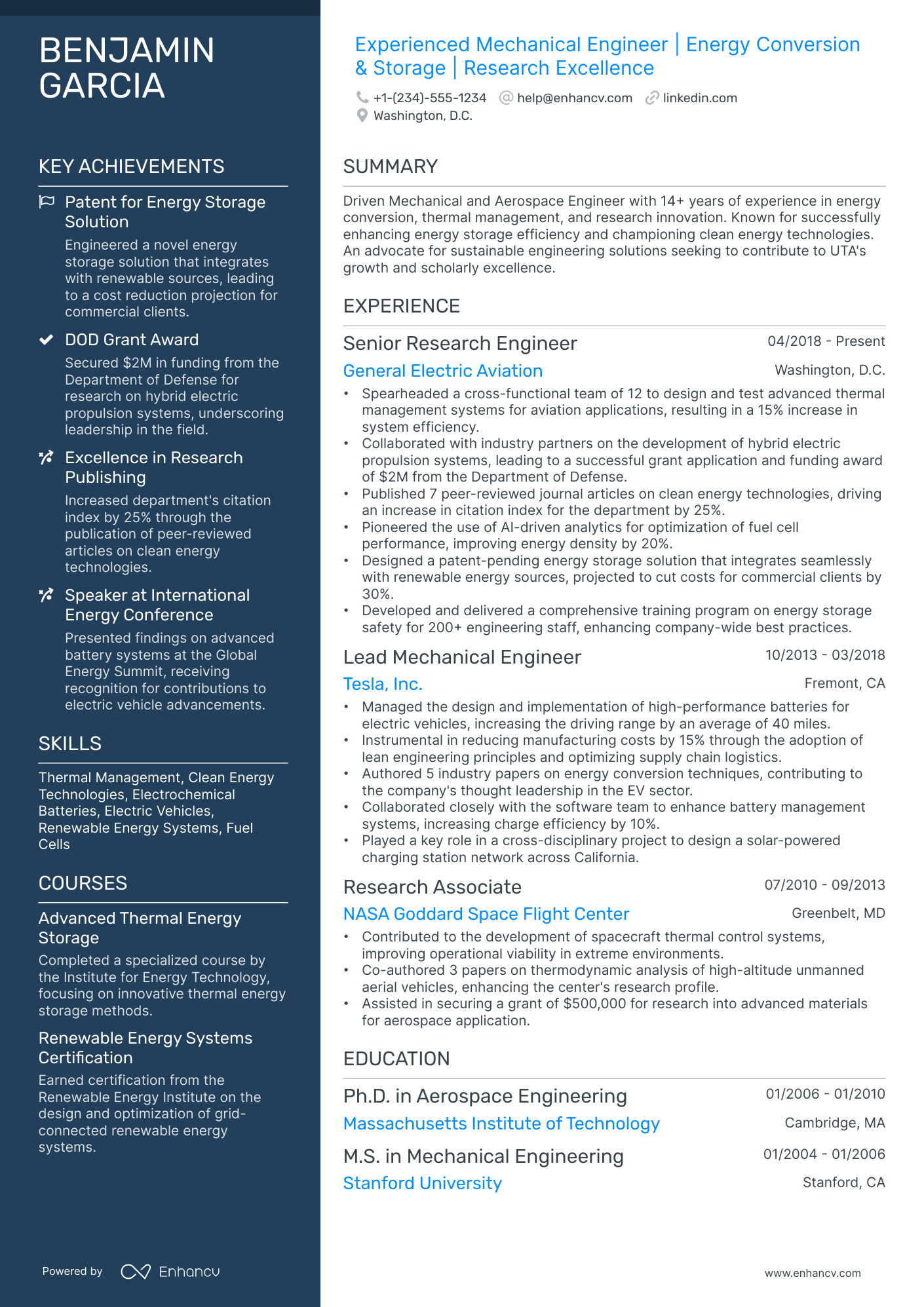 10 Aerospace Engineering Resume Examples & Guide for 2026