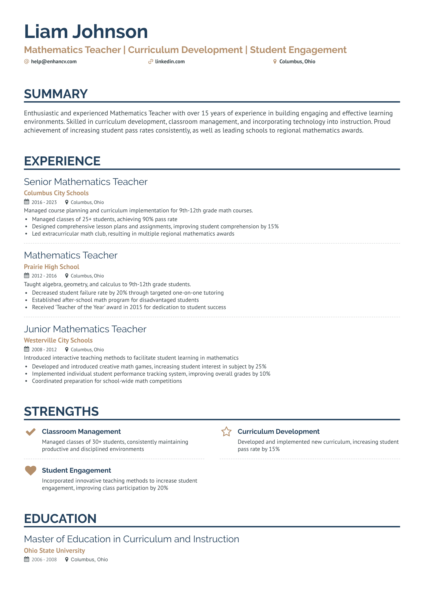 6 Student Teacher Resume Examples & Guide for 2024