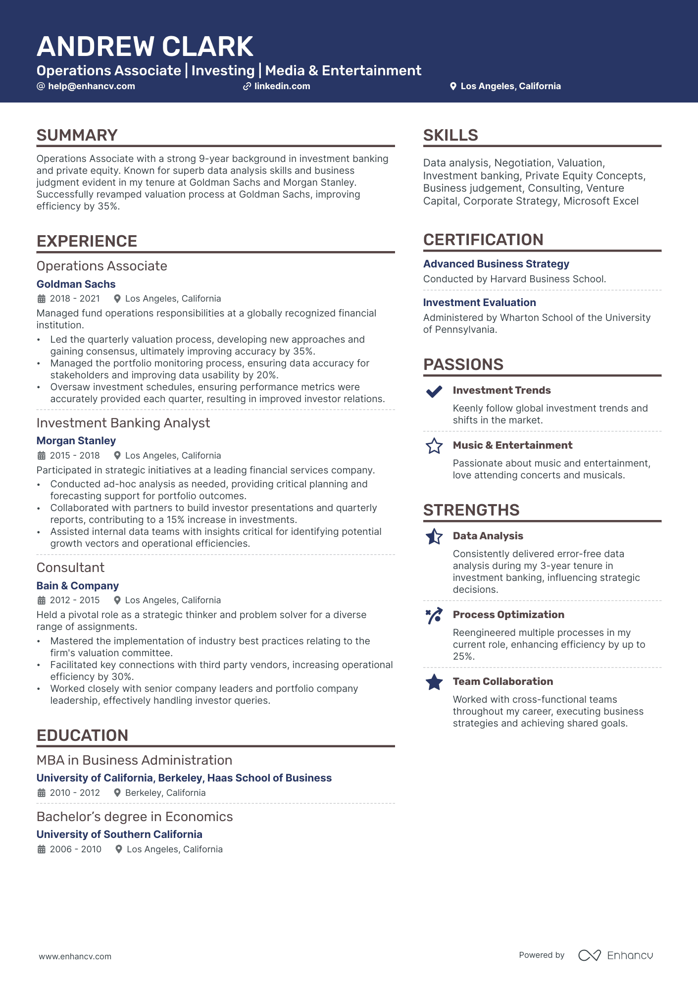 10 Operations Associate Resume Examples & Guide for 2026