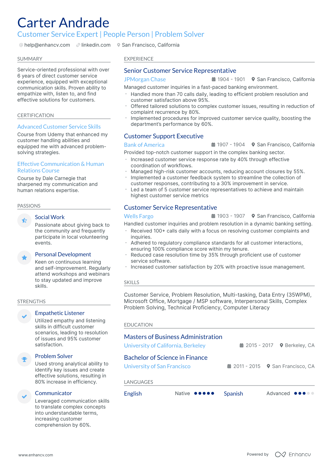 10 Customer Service Specialist Resume Examples & Guide for 2026