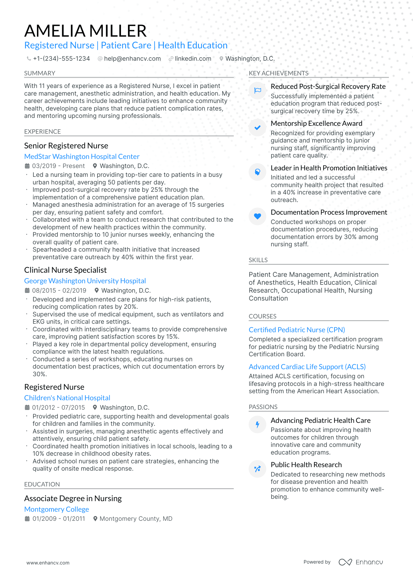 10 Clinical Nurse Resume Examples, Templates & Guide for 2026