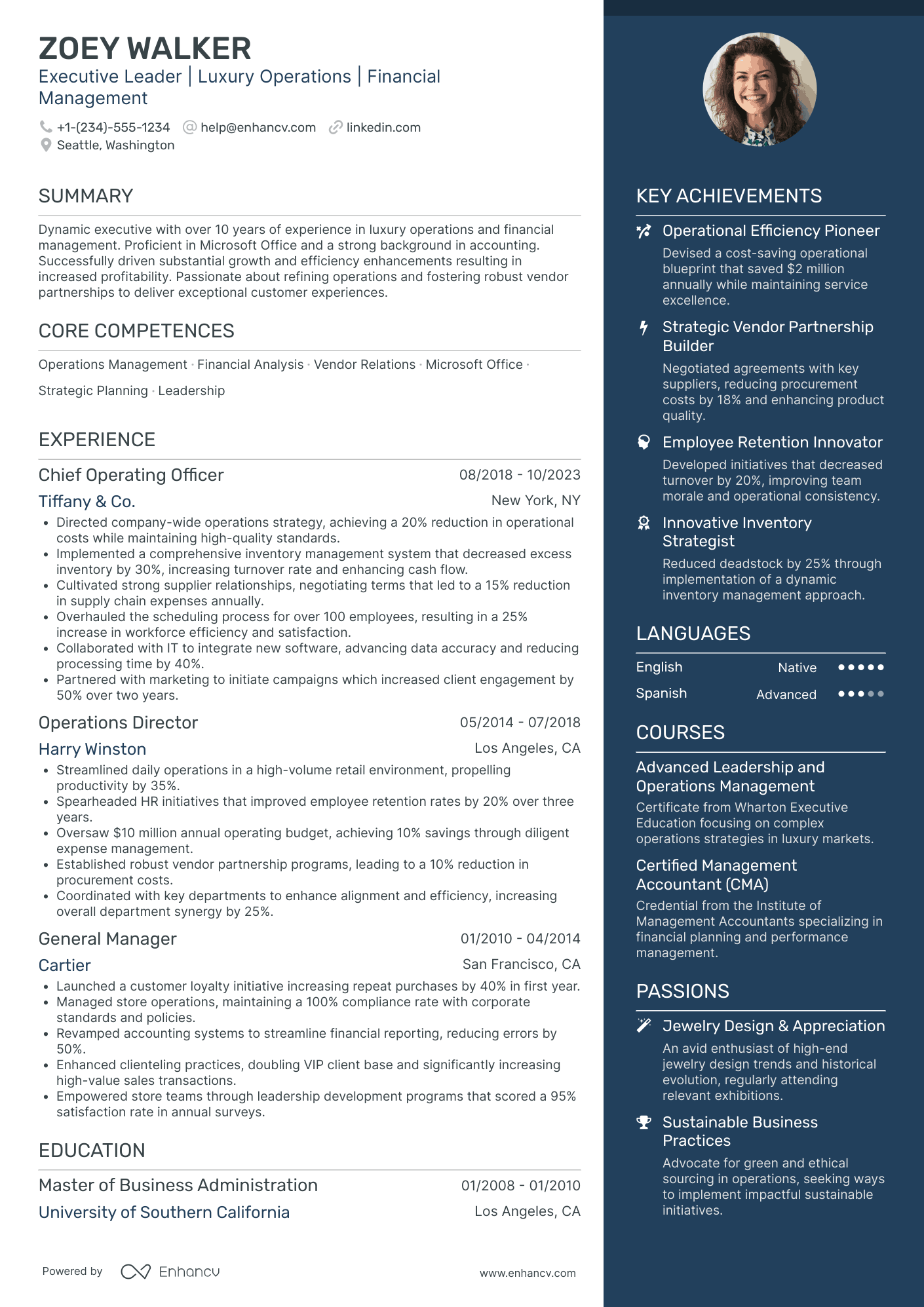 23 Chief Operating Officer (COO) Resume Examples & Guide for 2026