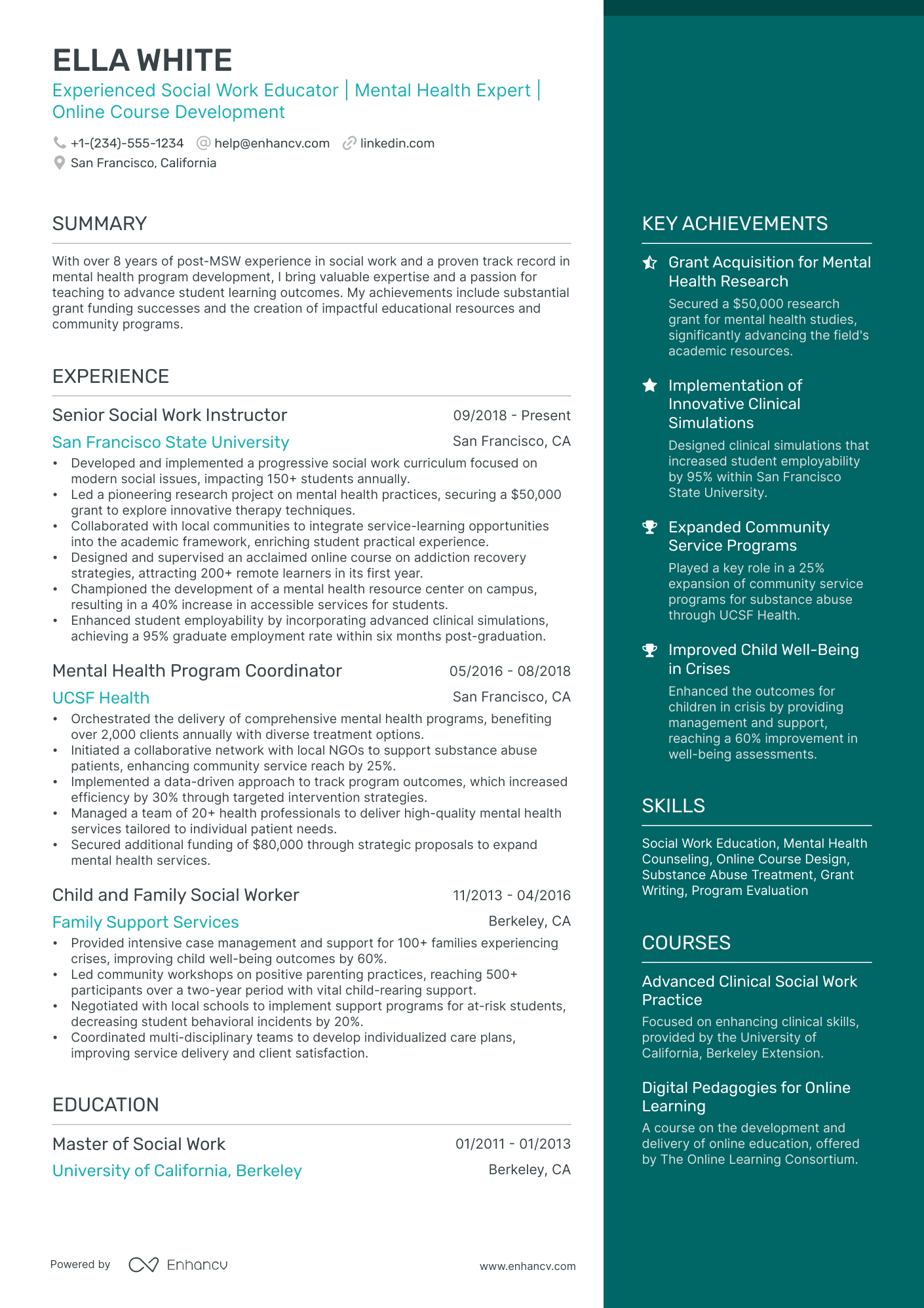 10 Lecturer Resume Examples & Guide for 2025