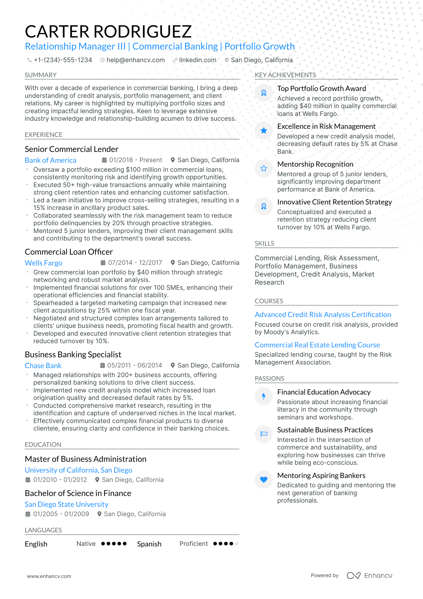 10 Relationship Manager Resume Examples & Guide for 2025