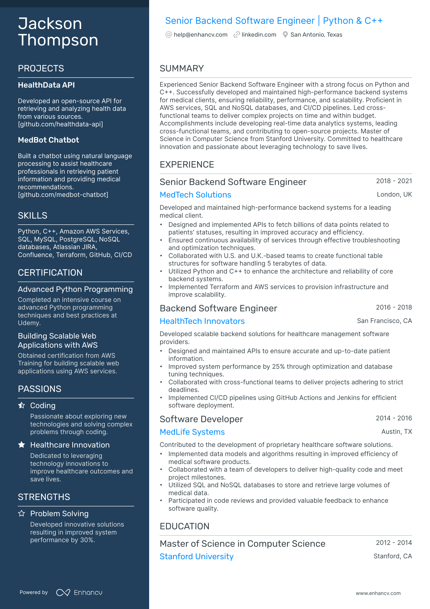 10 Junior Front-End Developer Resume Examples & Guide for 2025