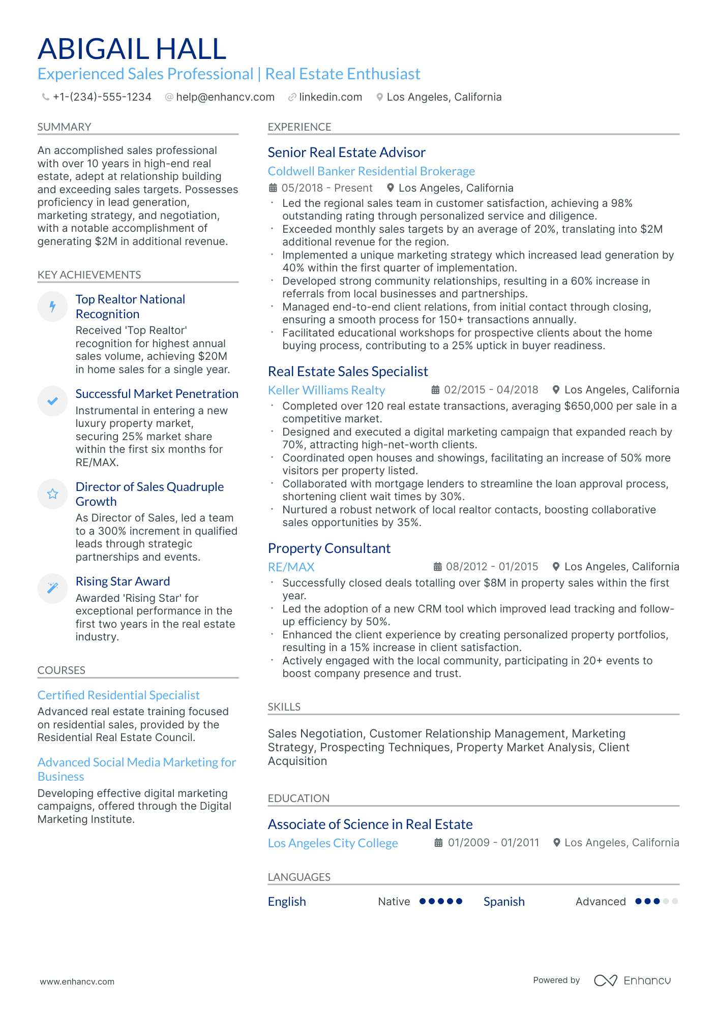 10 New Home Sales Consultant Resume Examples & Guide for 2026