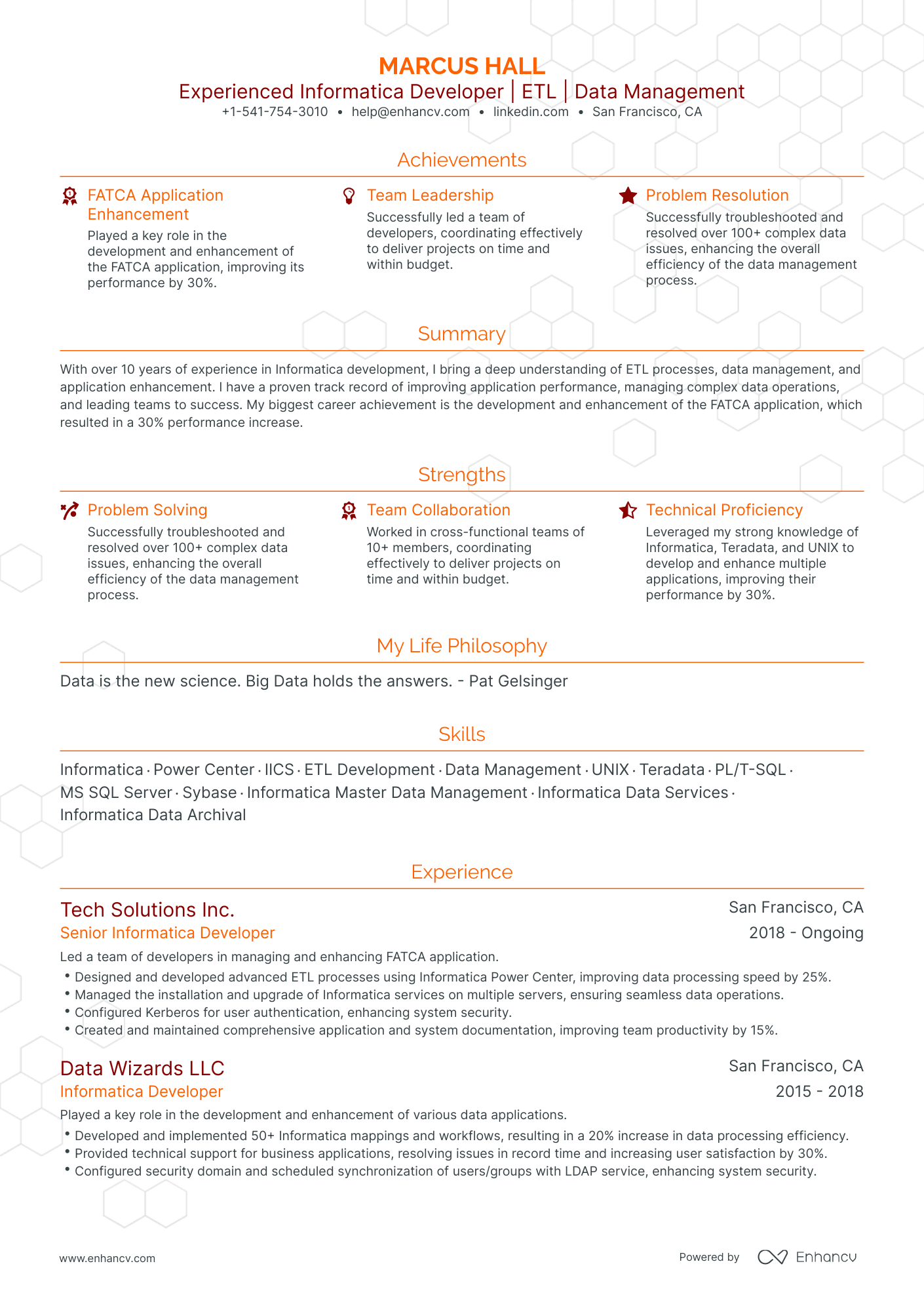 5 Informatica Resume Examples & Guide for 2023
