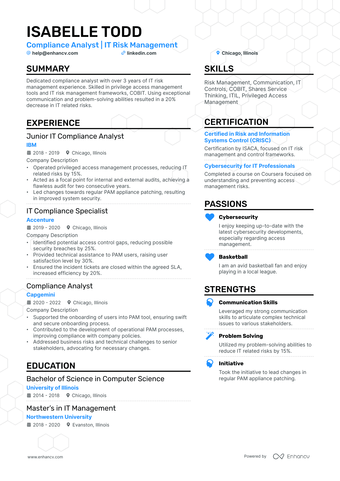 10 Compliance Analyst Resume Examples & Guide for 2026