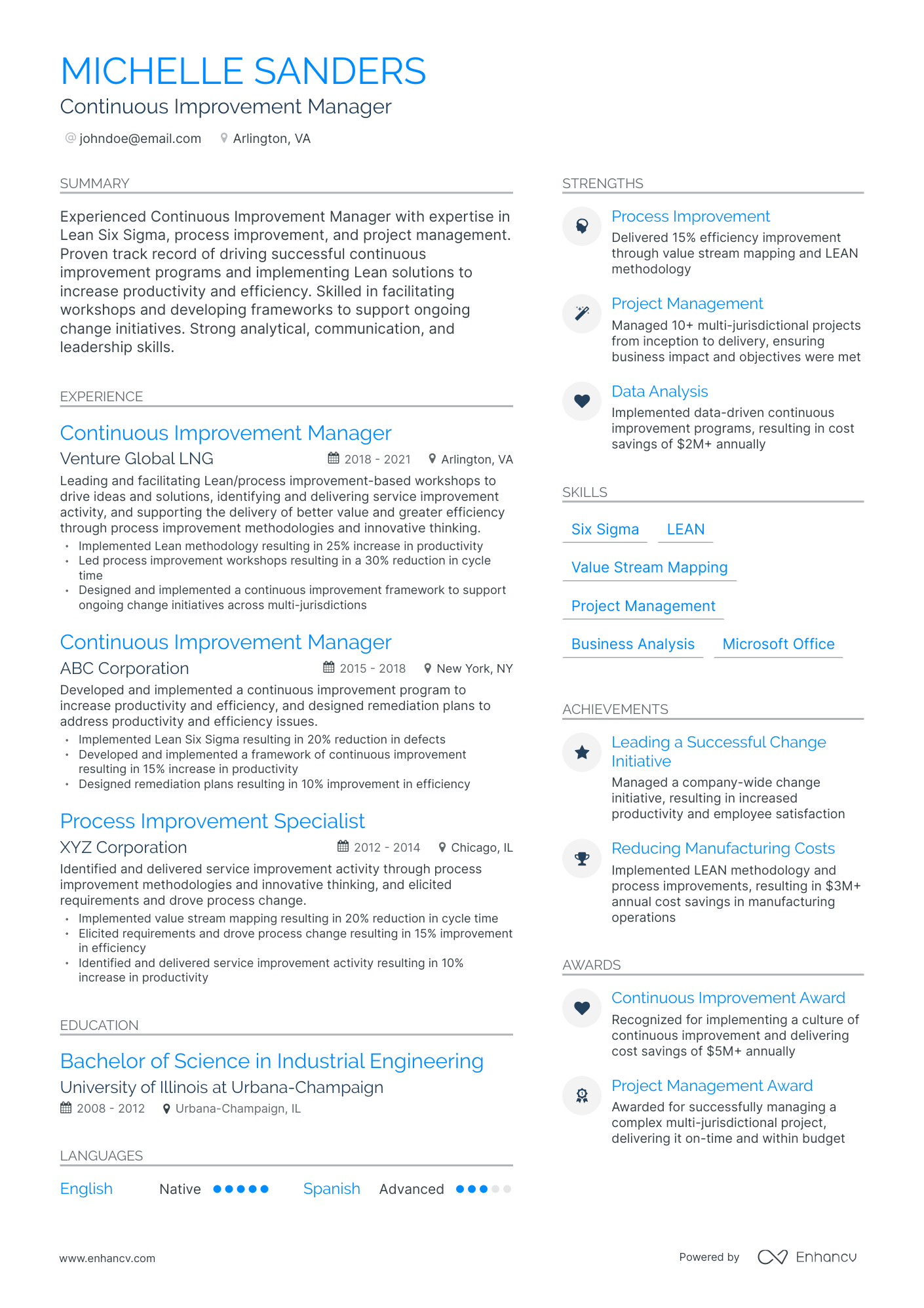 5 Change Management Resume Examples & Guide for 2024