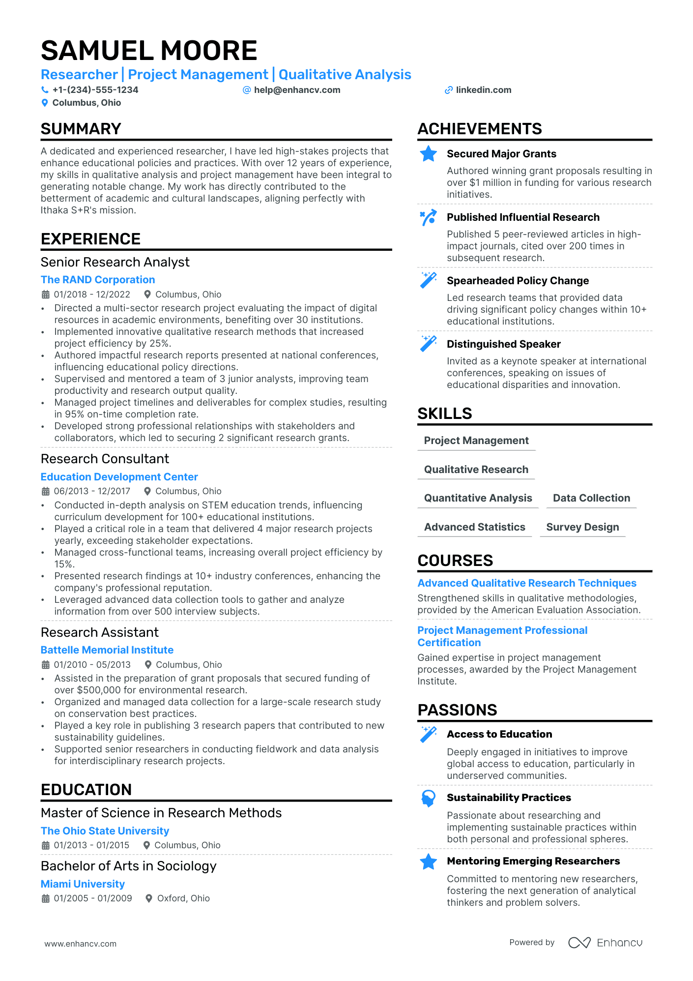 11 Research Assistant Resume Examples & Guide for 2024