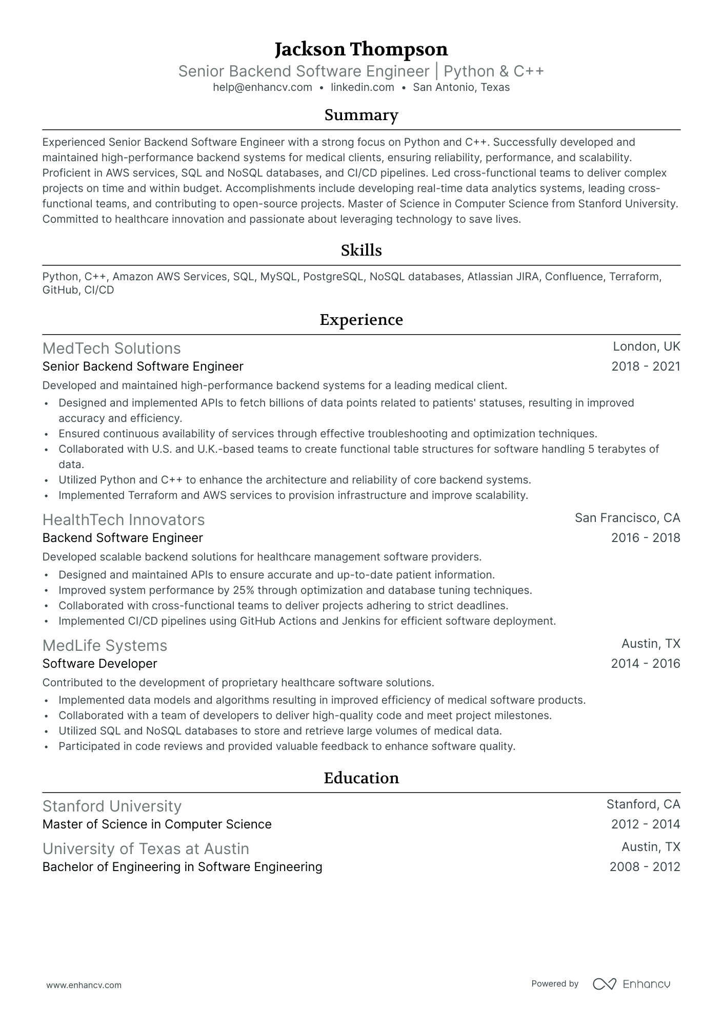 10 Junior Front-End Developer Resume Examples & Guide for 2025