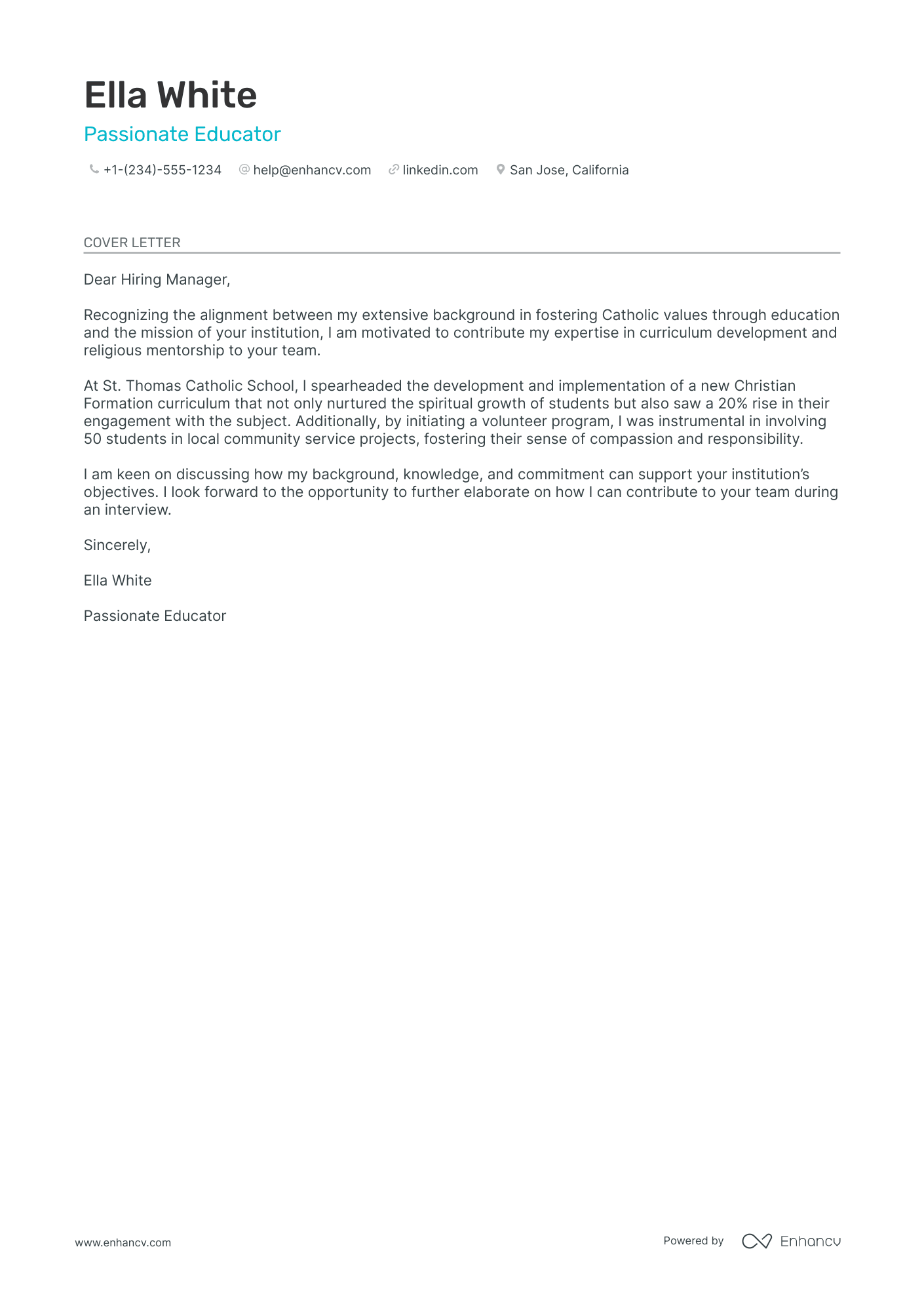 6 Professional Substitute Teacher Cover Letter Examples and Template ...