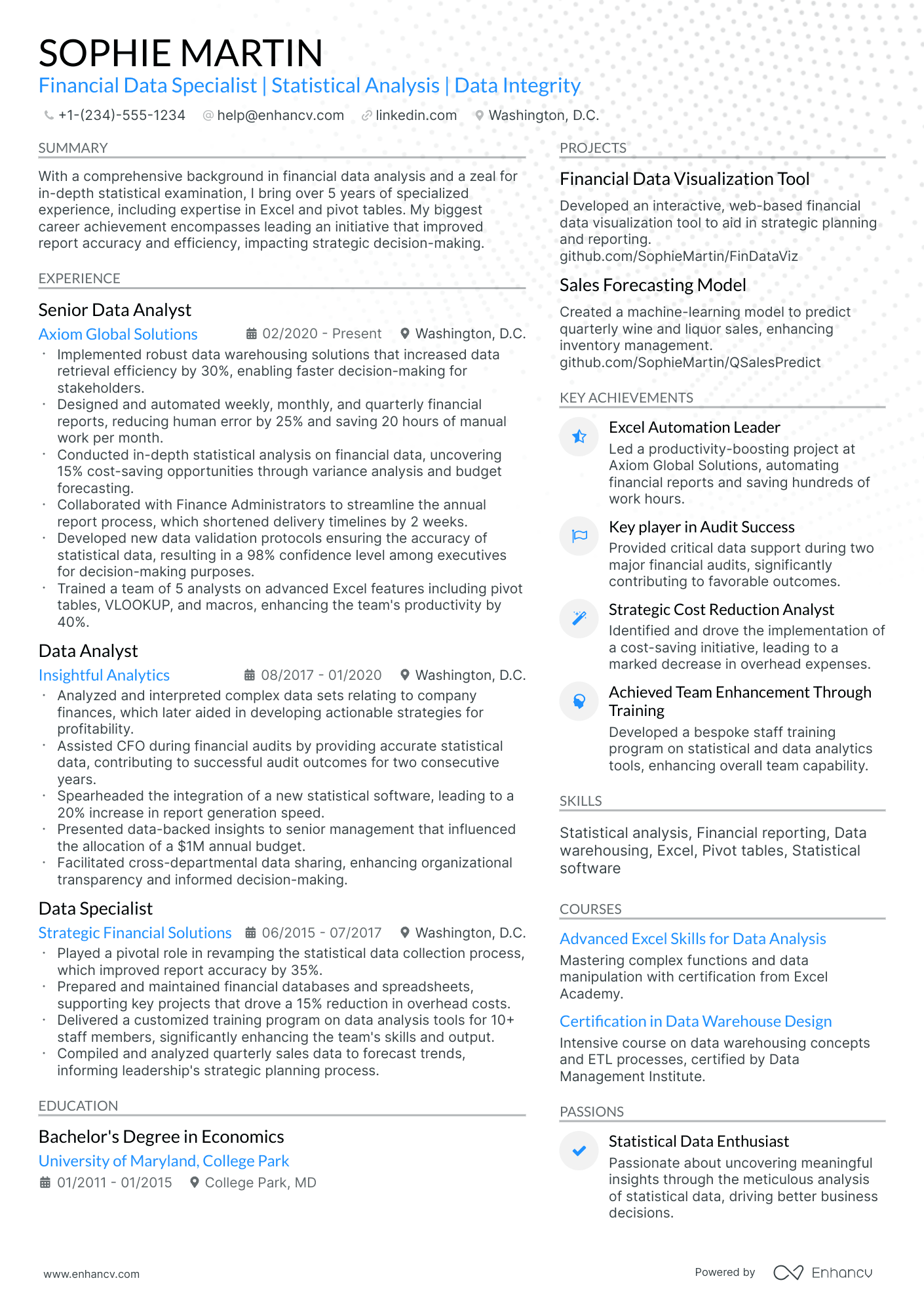 10 Data Specialist Resume Examples & Guide for 2026